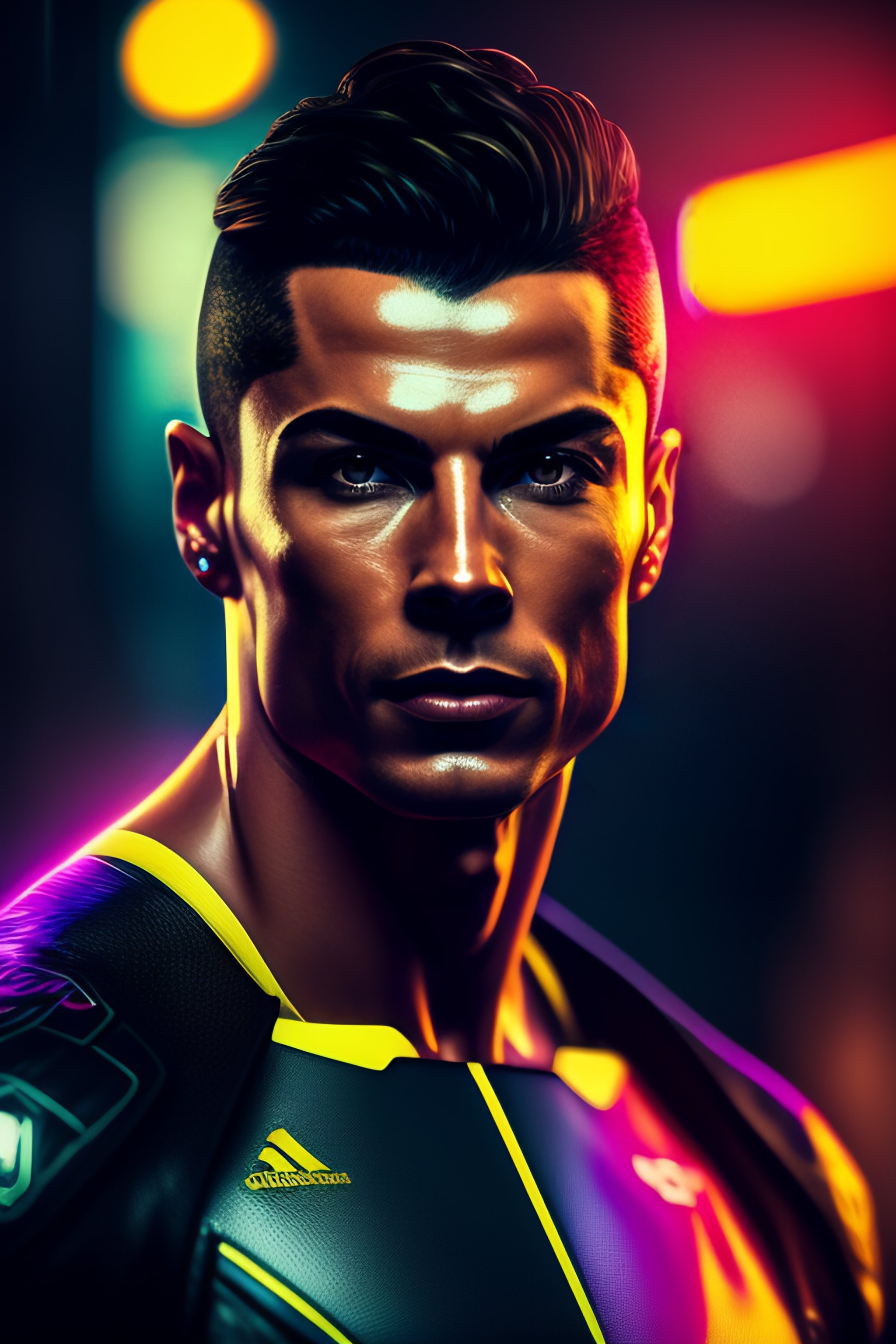 Lexica - Cristiano Ronaldo portrait, cyberpunk 2 0 7 7, cyberpunk judy ...