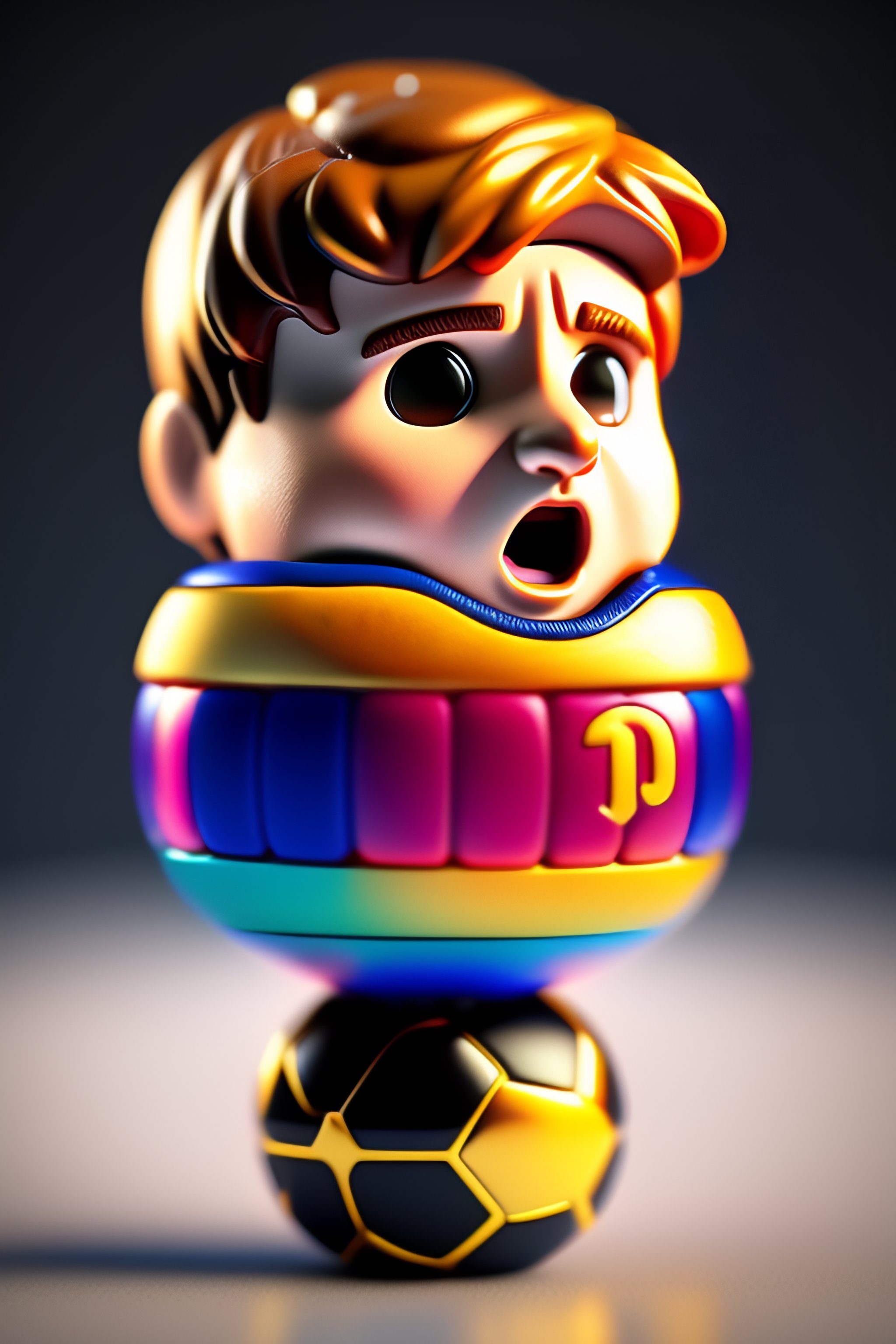 Lexica - Messi singing microphone funko realistic 3d render --q 5 --ar 1:1