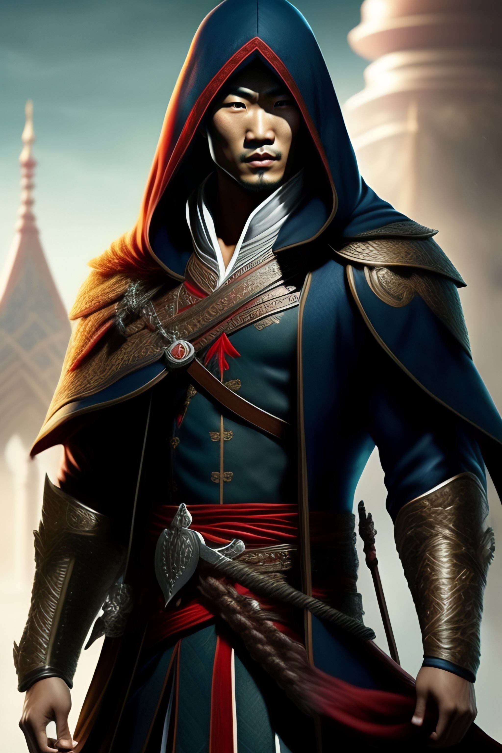 Lexica Assassin Creed Asian Male
