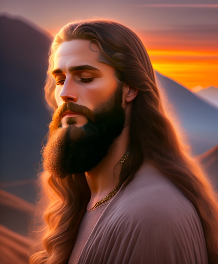 Jesus Face Profile