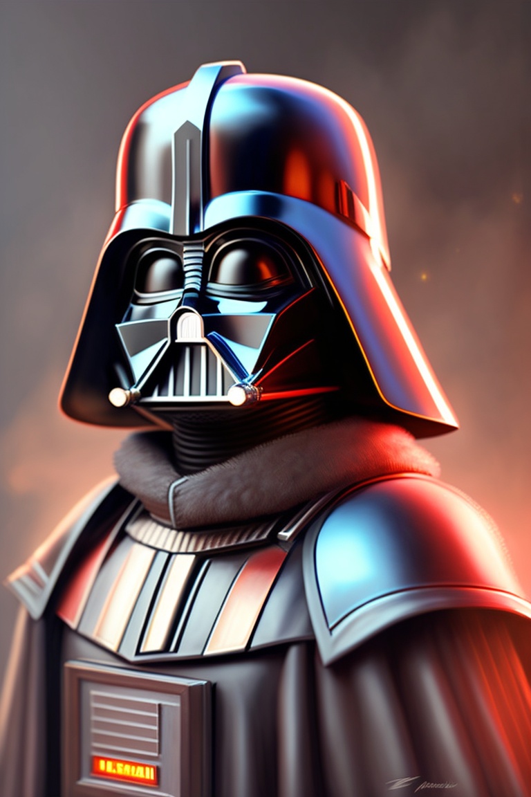 Lexica - Darth Vader As Doctor Who, Painting Oill