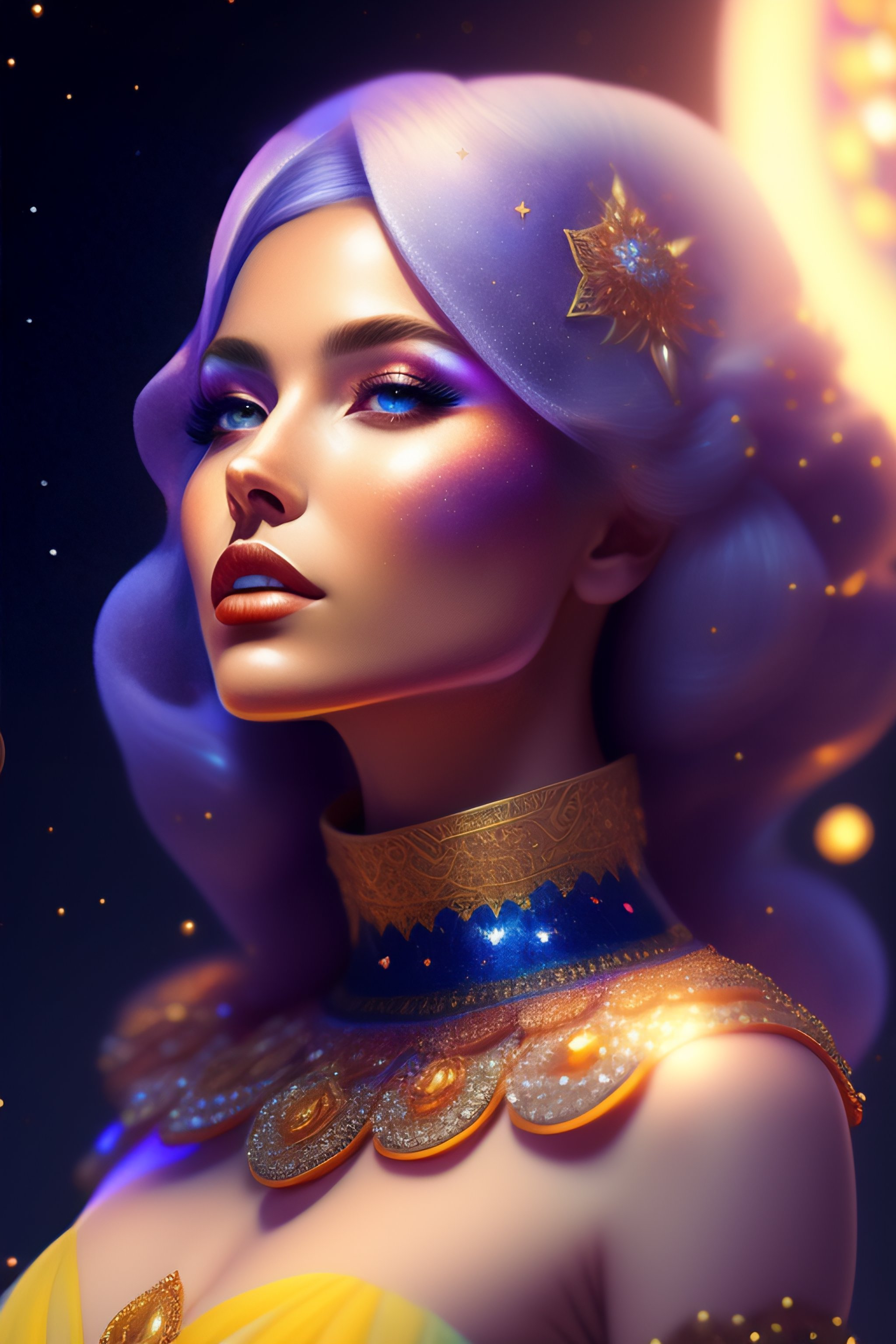 Lexica - A cosmic queen with cosmic elements. In a happy world by ...