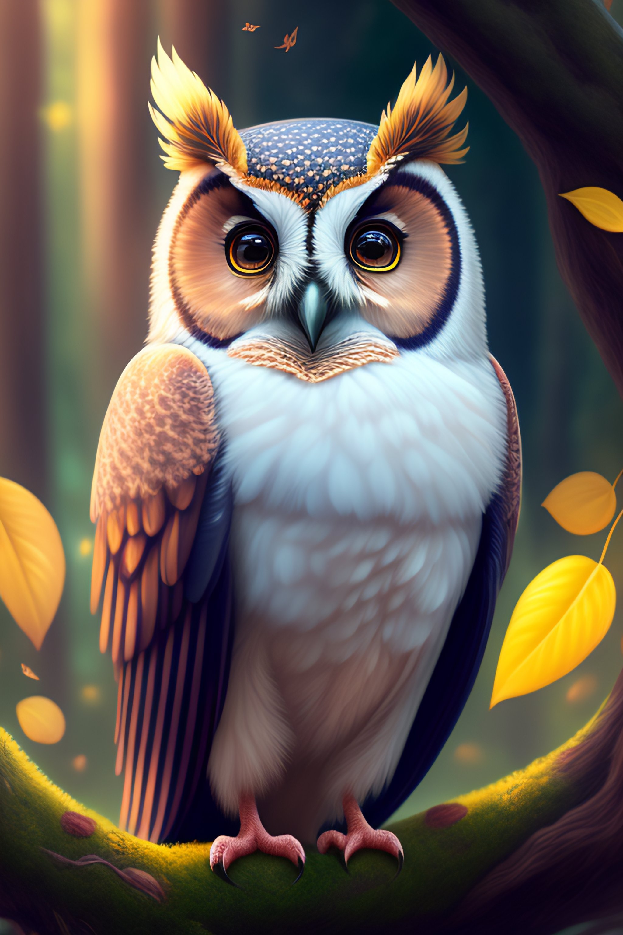 Cute Owl Art