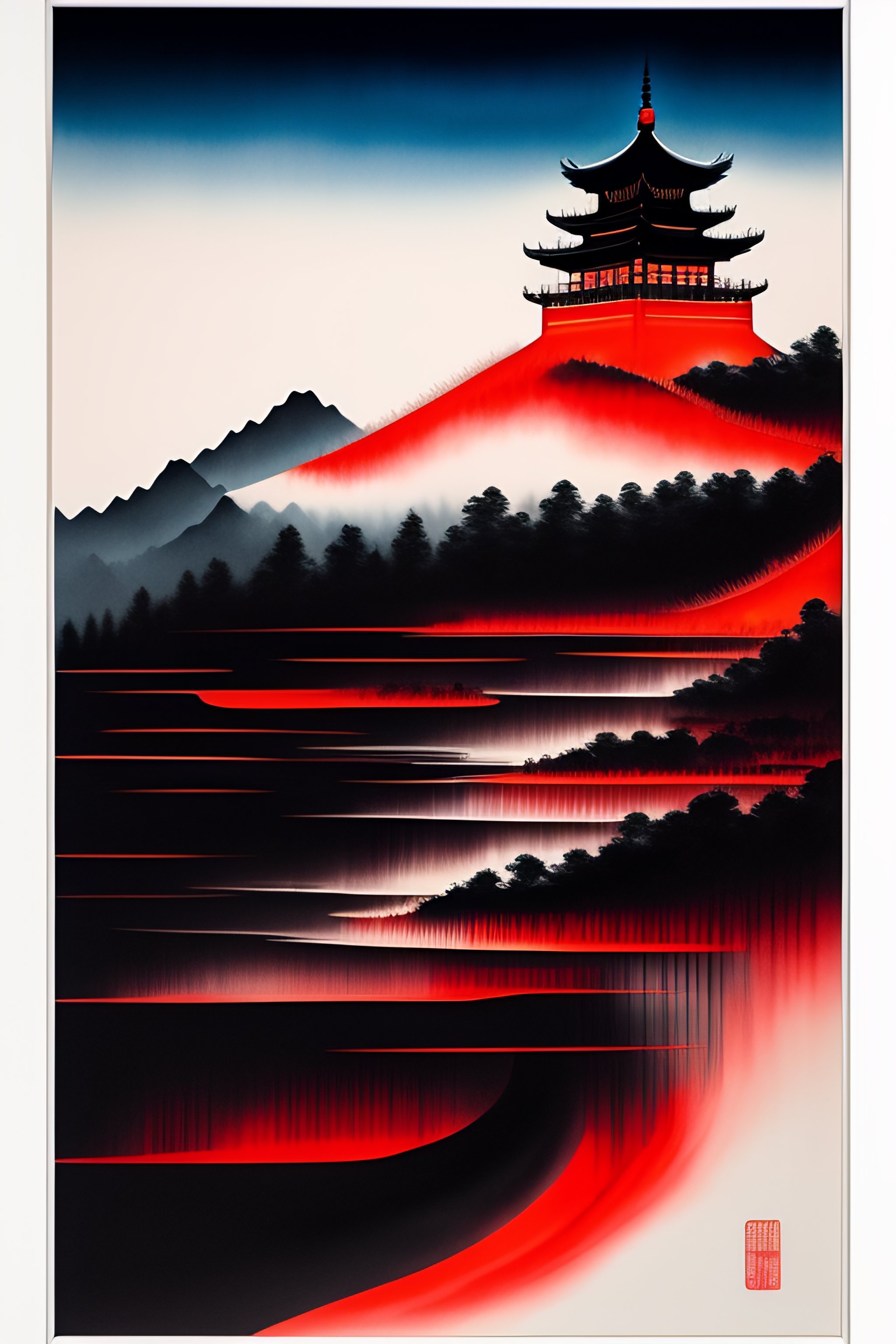 Lexica - Traditional Chinese ink painting for Chinese New Year wowed ...