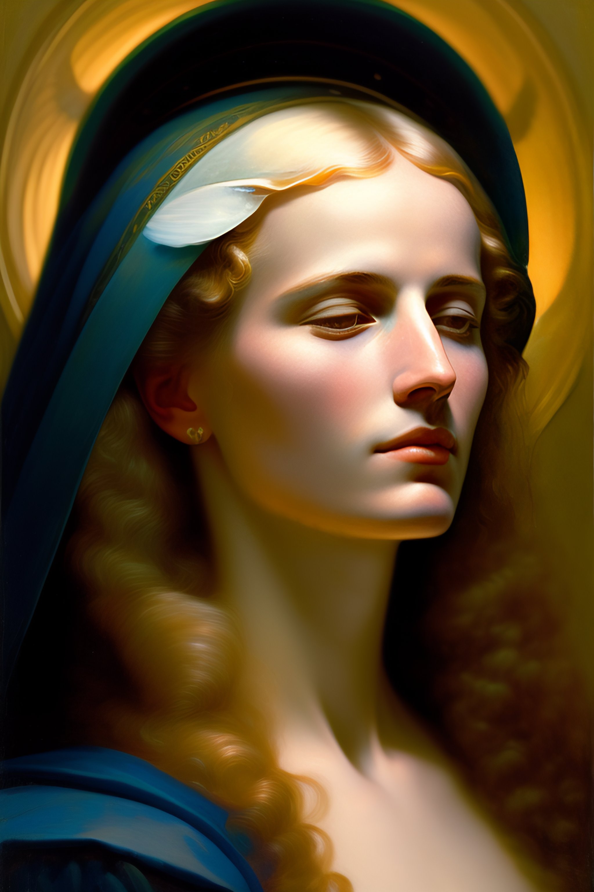 Lexica - Portrait of a dying angel in the style of geiger