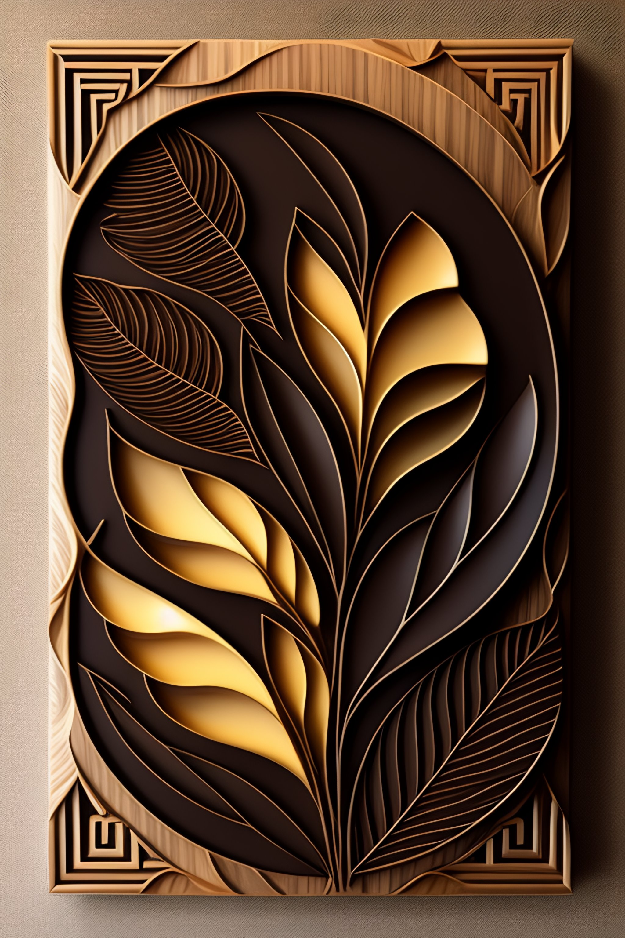 Abstract Leaf Drawings