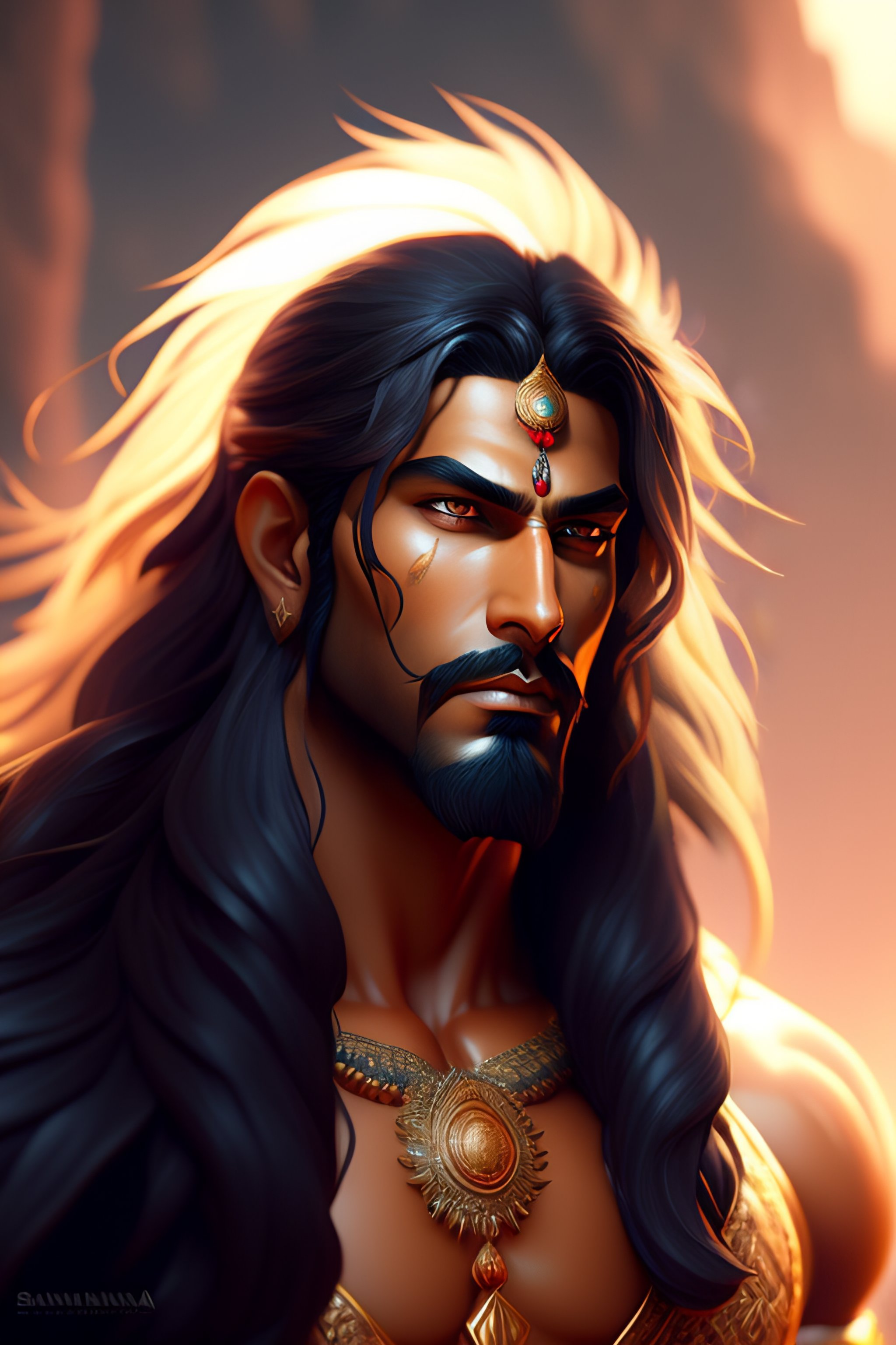 Lexica - Rugged zeus as kripacharya ( Mahabharat characters) indian ...