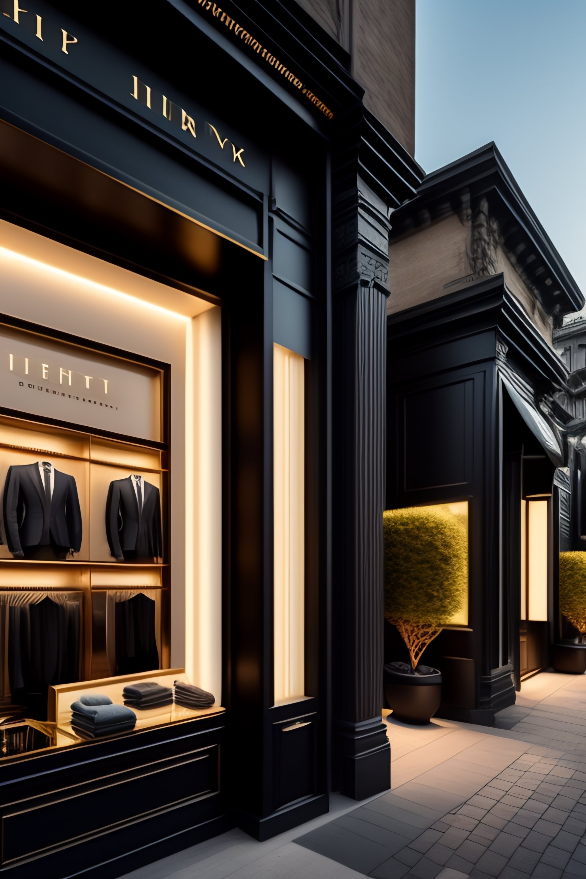 Lexica - Event horizon - a luxury clothing store located on the corner ...