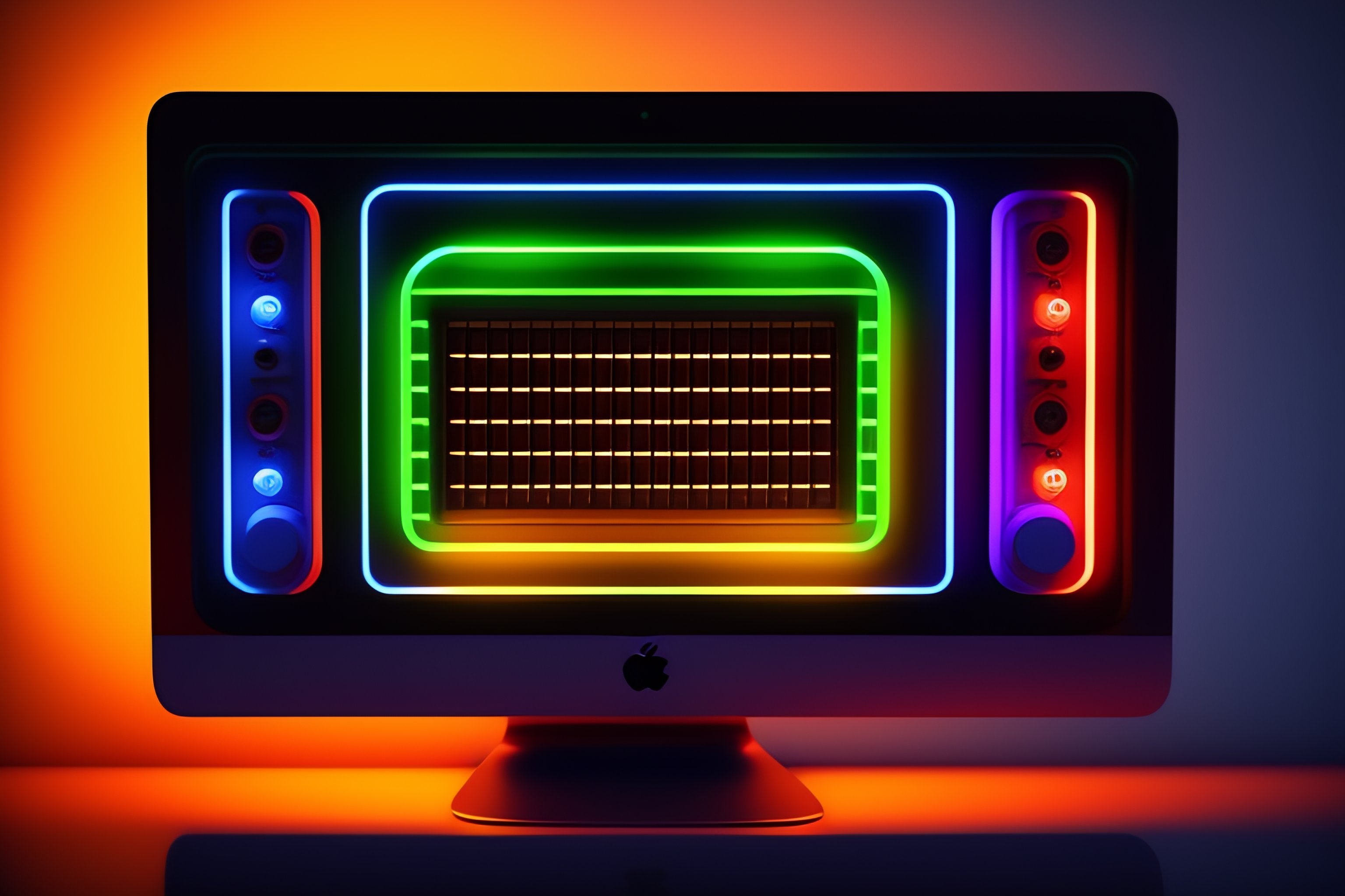 Lexica - 3d pixel retro tiny cute electronics render of an imac screen ...