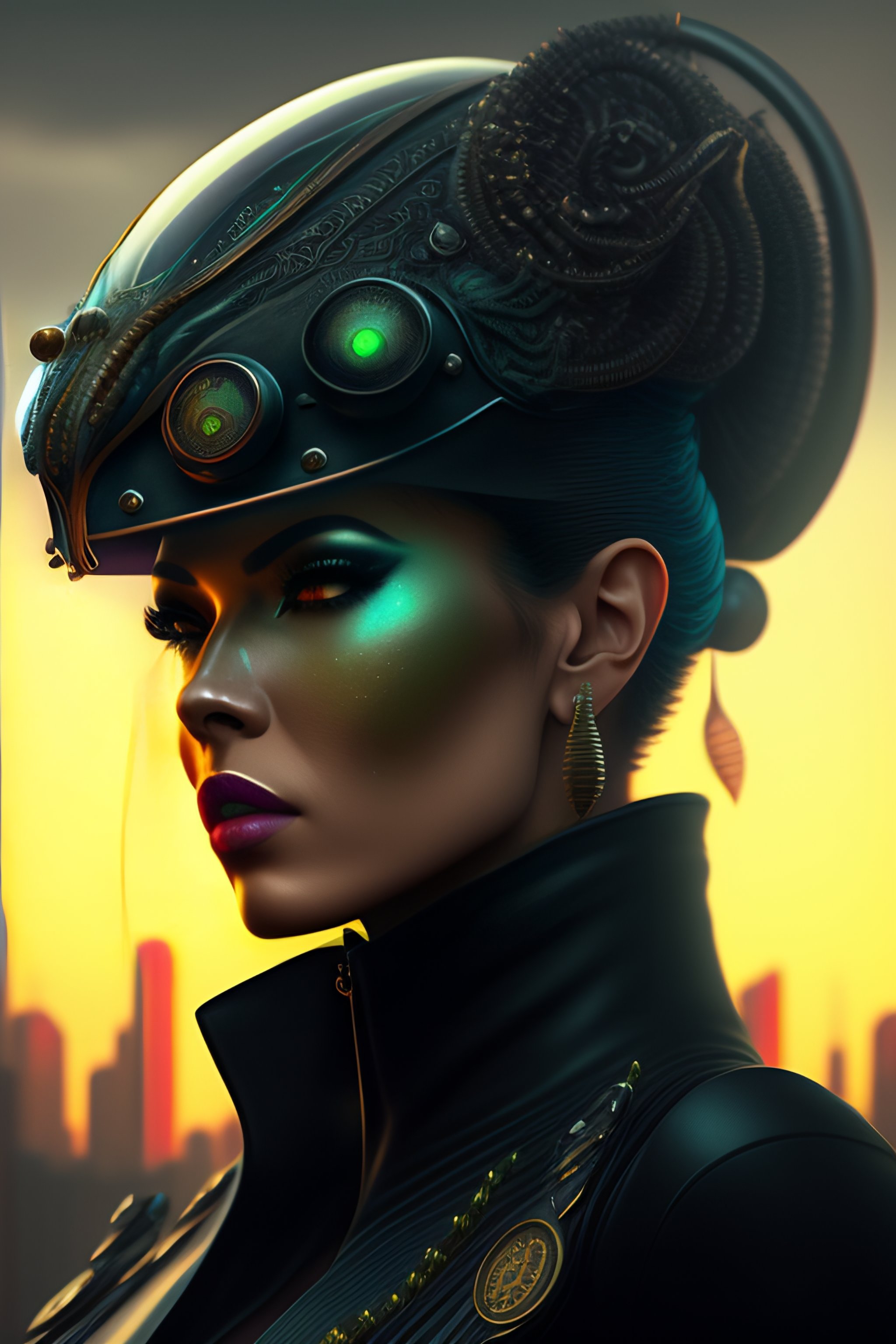 Lexica - Alien, in the style of HR Geiger and Lovecraft, cyberpunk ...