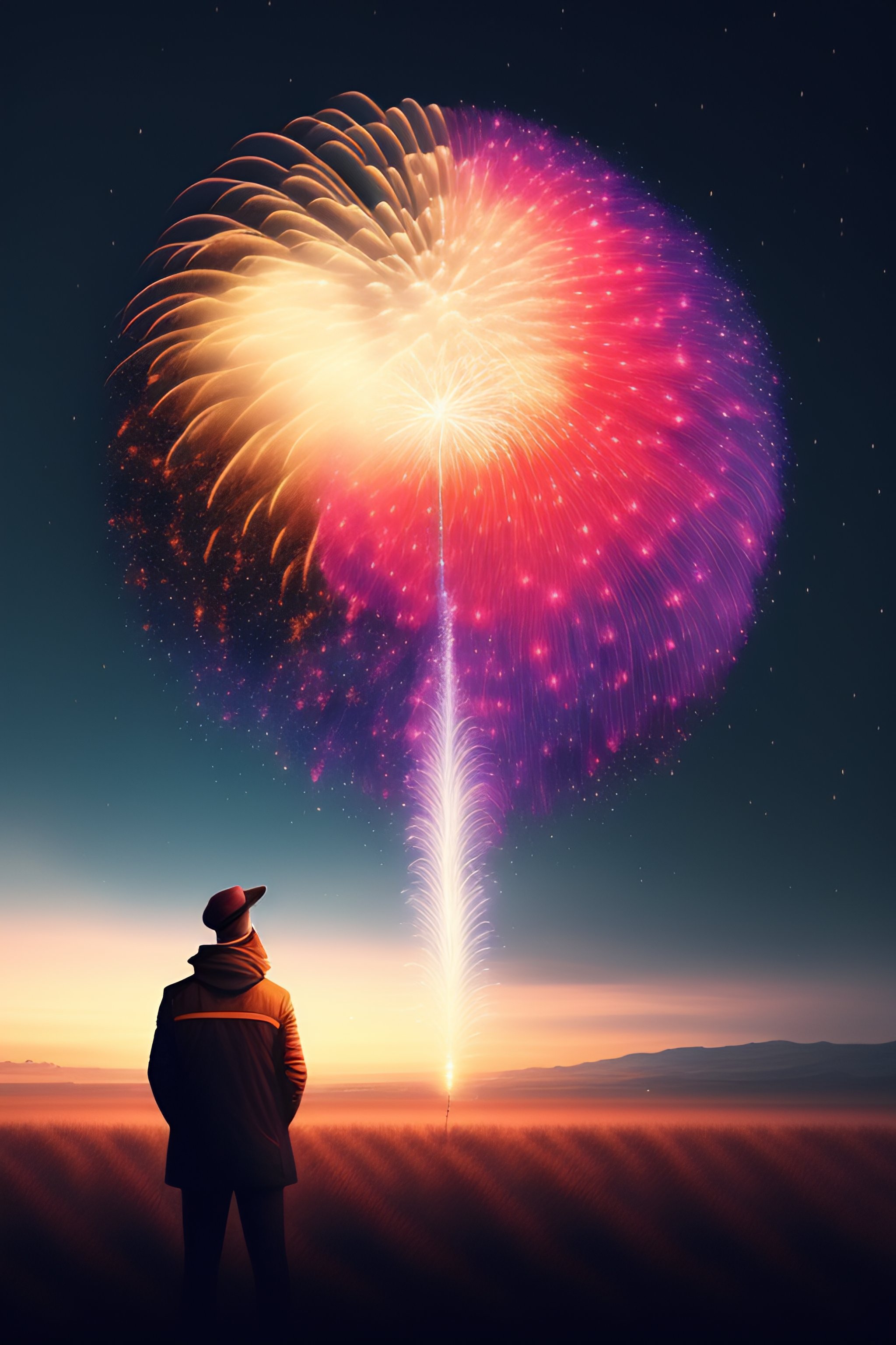 Lexica - Fireworks that spell 2023 in the sky