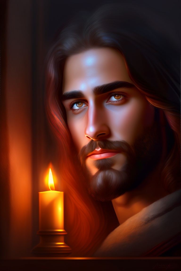Lexica - Jesus Christ, Adobe Photoshop, Realistic Digital Painting ...