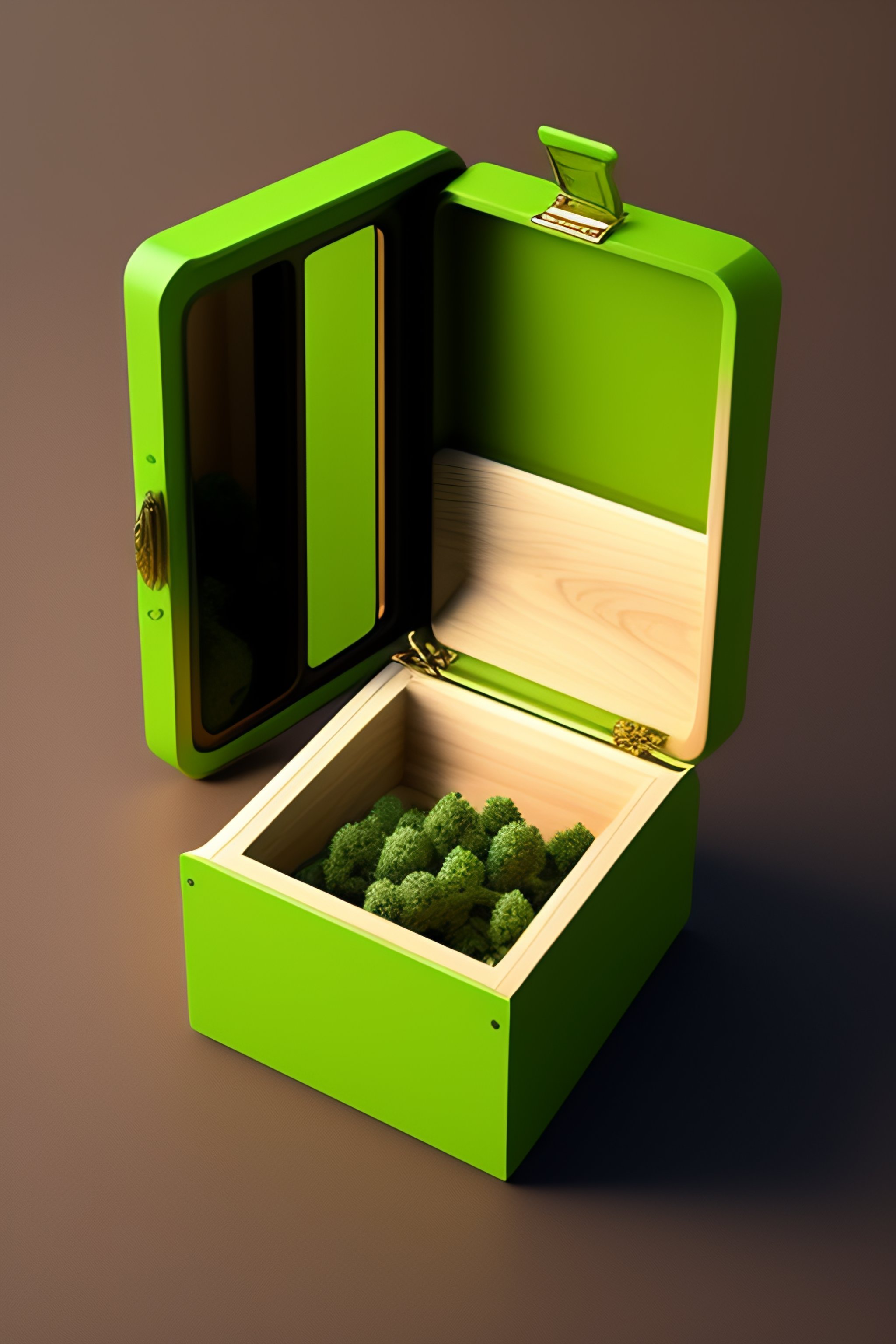 Lexica - Weed box,minimalist, concept design, realistic, 8k