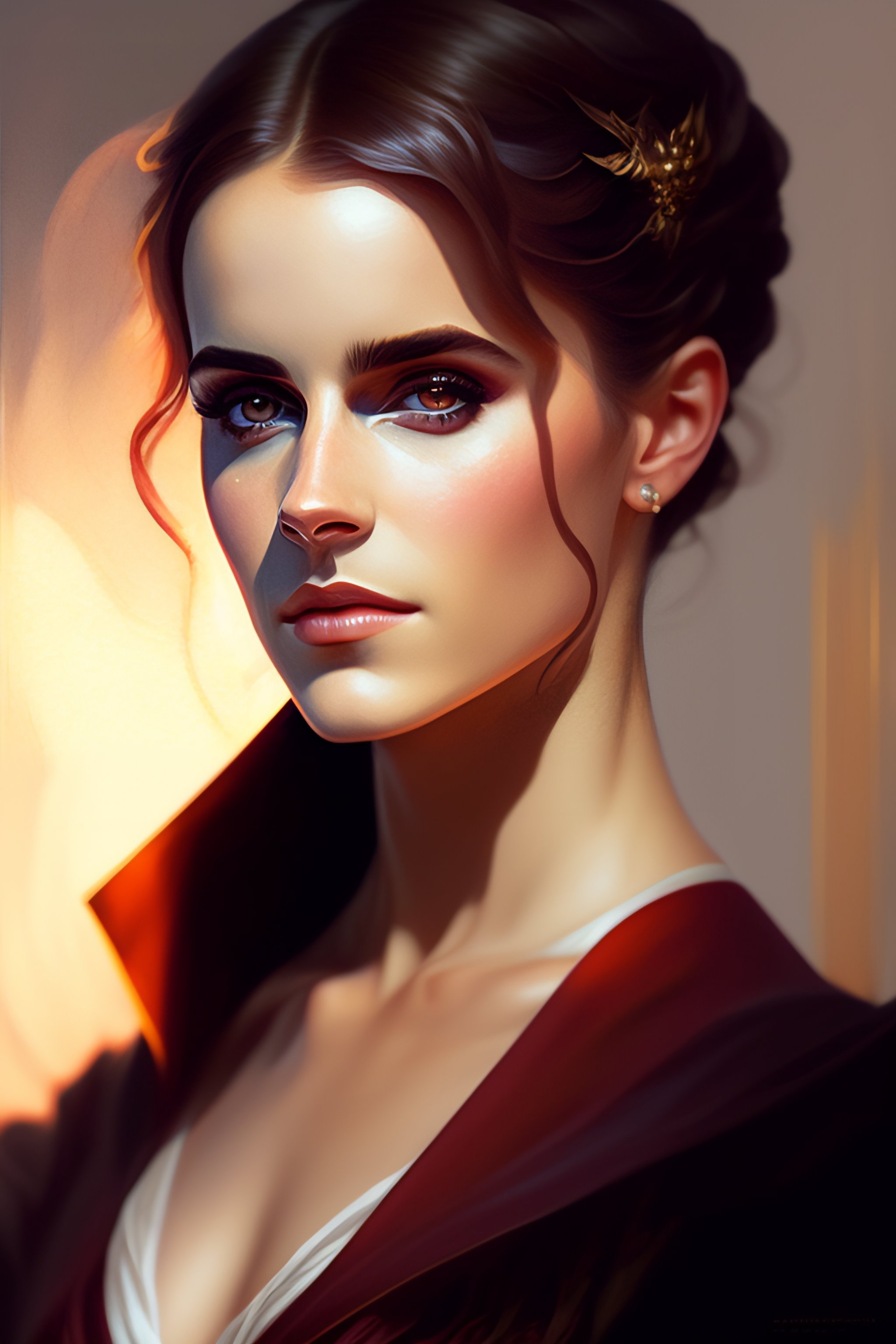 Lexica - Evil demon emma watson, intricate, elegant, highly detailed ...