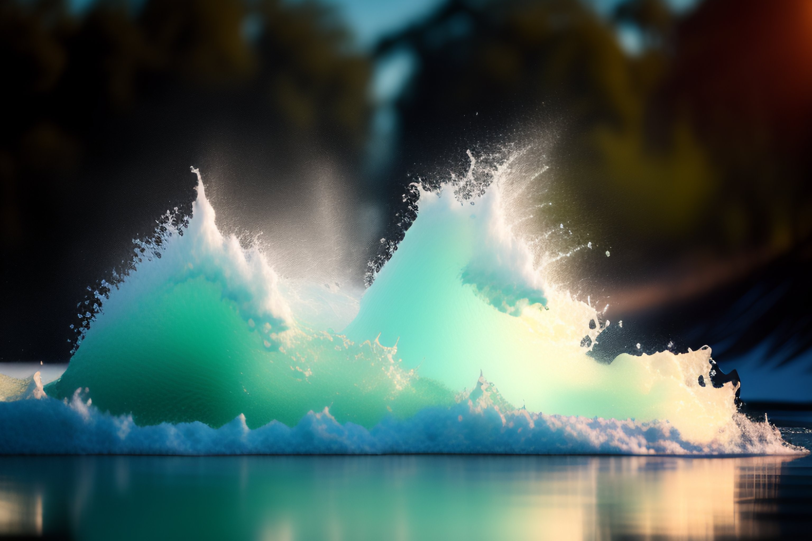 Lexica - Water splash white background. hyper realistic, sharp, hyper ...
