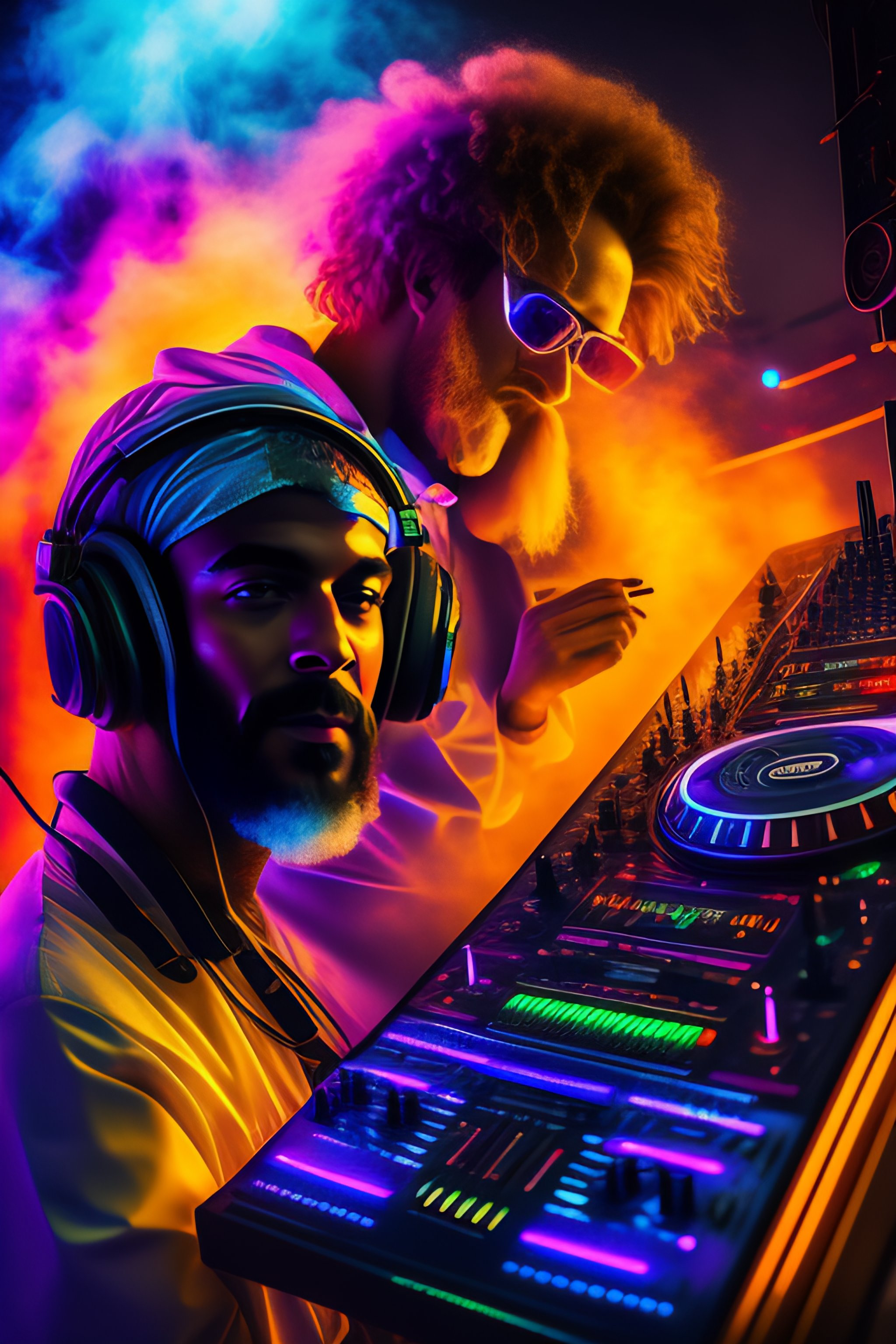 Lexica - An intricate portrait of a mad scientist and DJ named doctor ...