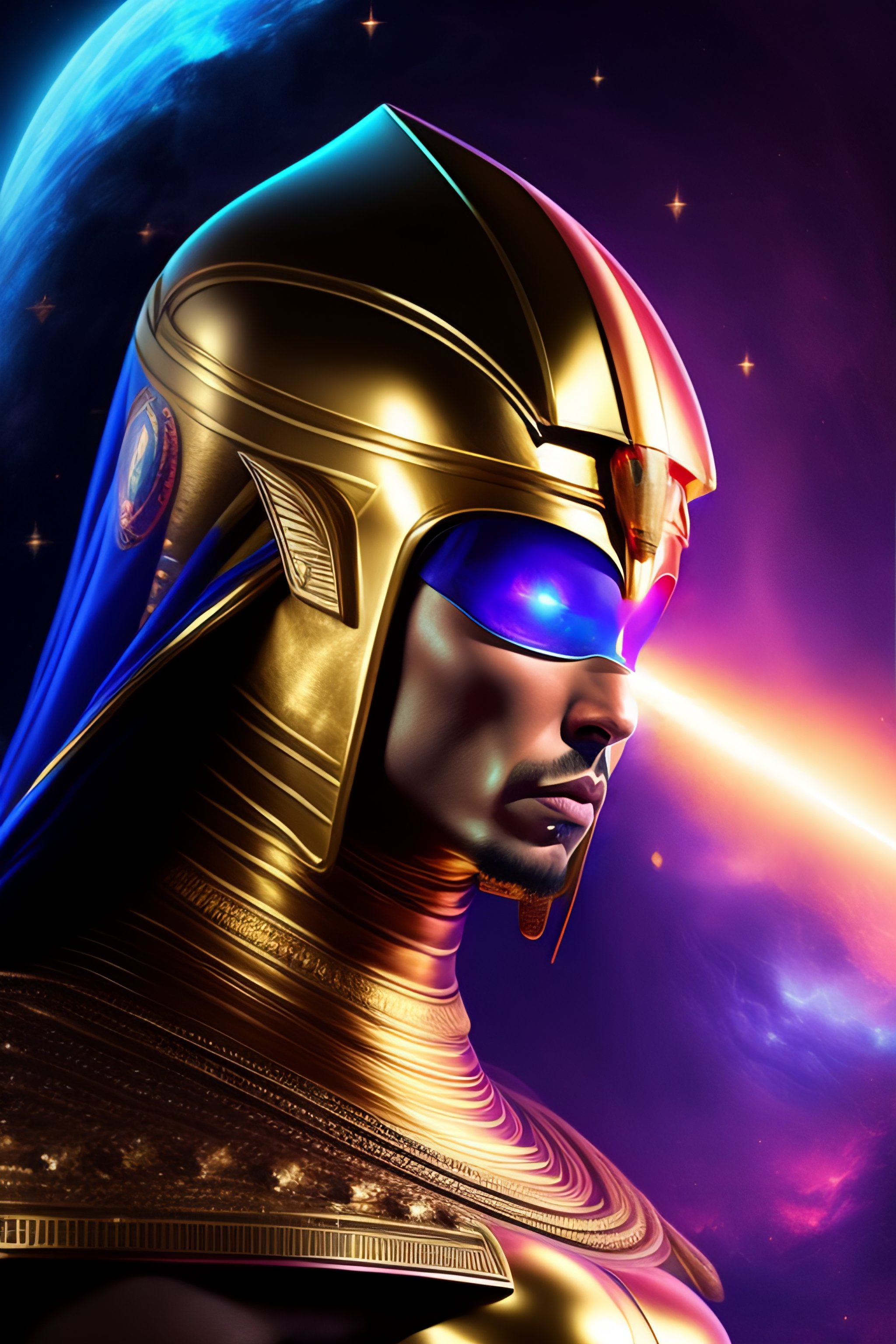 Lexica - Elon musk dressed as a pharaoh fighting an alien, vibrant ...