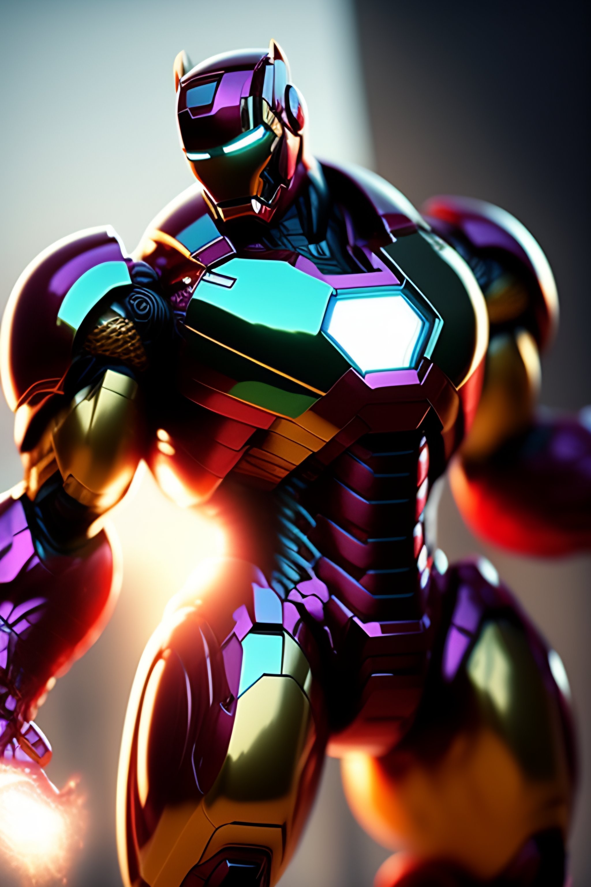 Lexica - 8k resoultion,hyper realstic, hulk in iron man