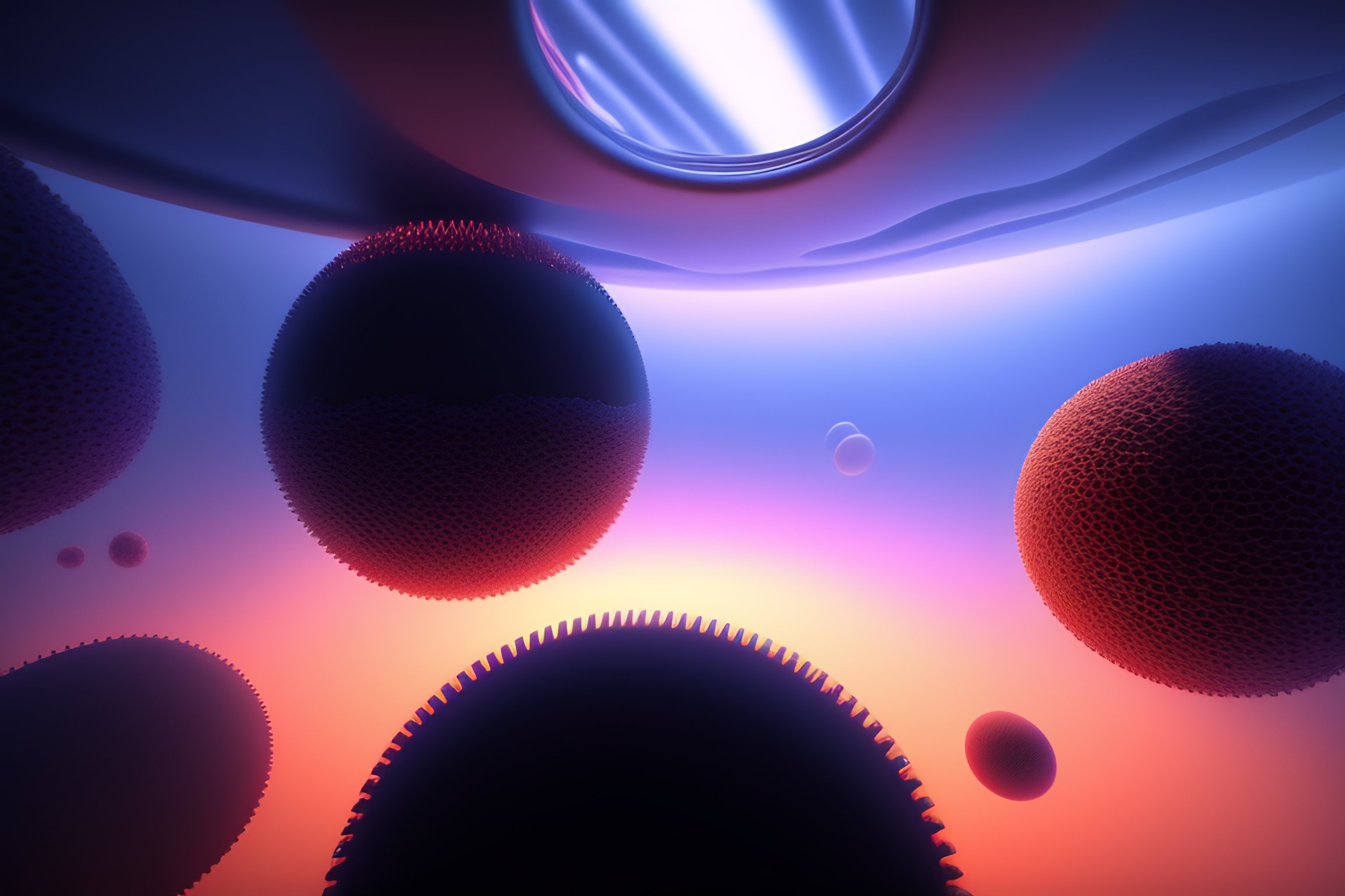 Lexica - Organic and crowded cellular molecular underwater environment ...