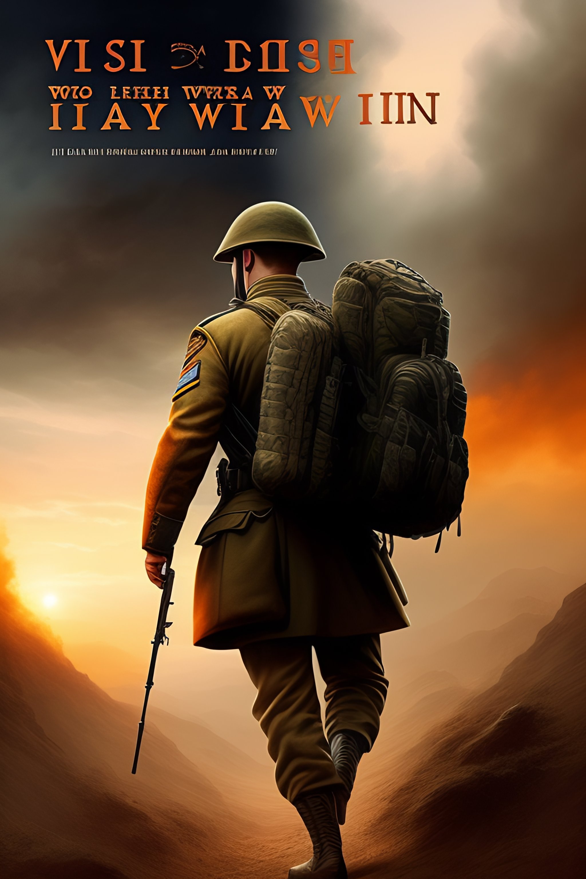 Lexica - A book cover depicting a soldier coming back to the war front