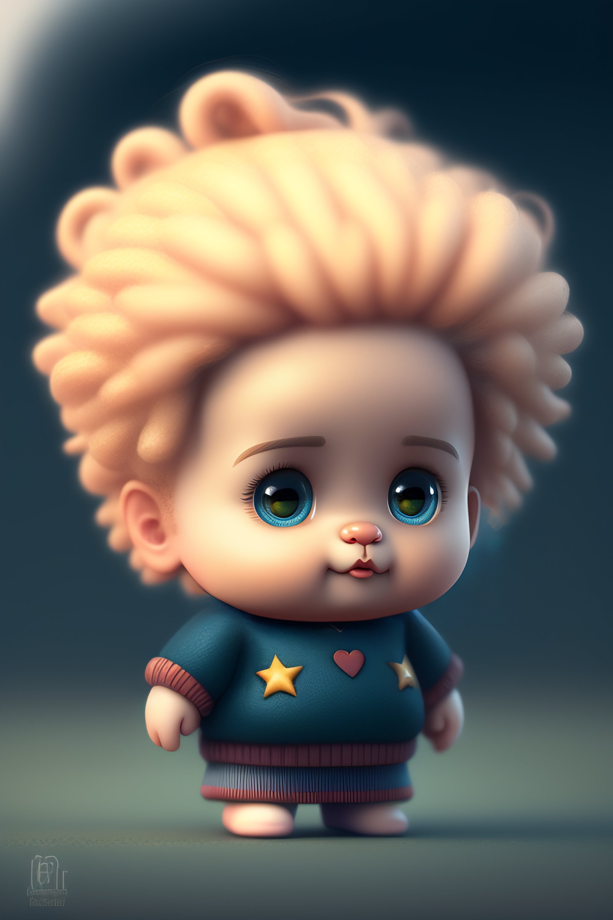 Lexica - Cute and adorable cartoon Einstein baby, fantasy, dreamlike ...