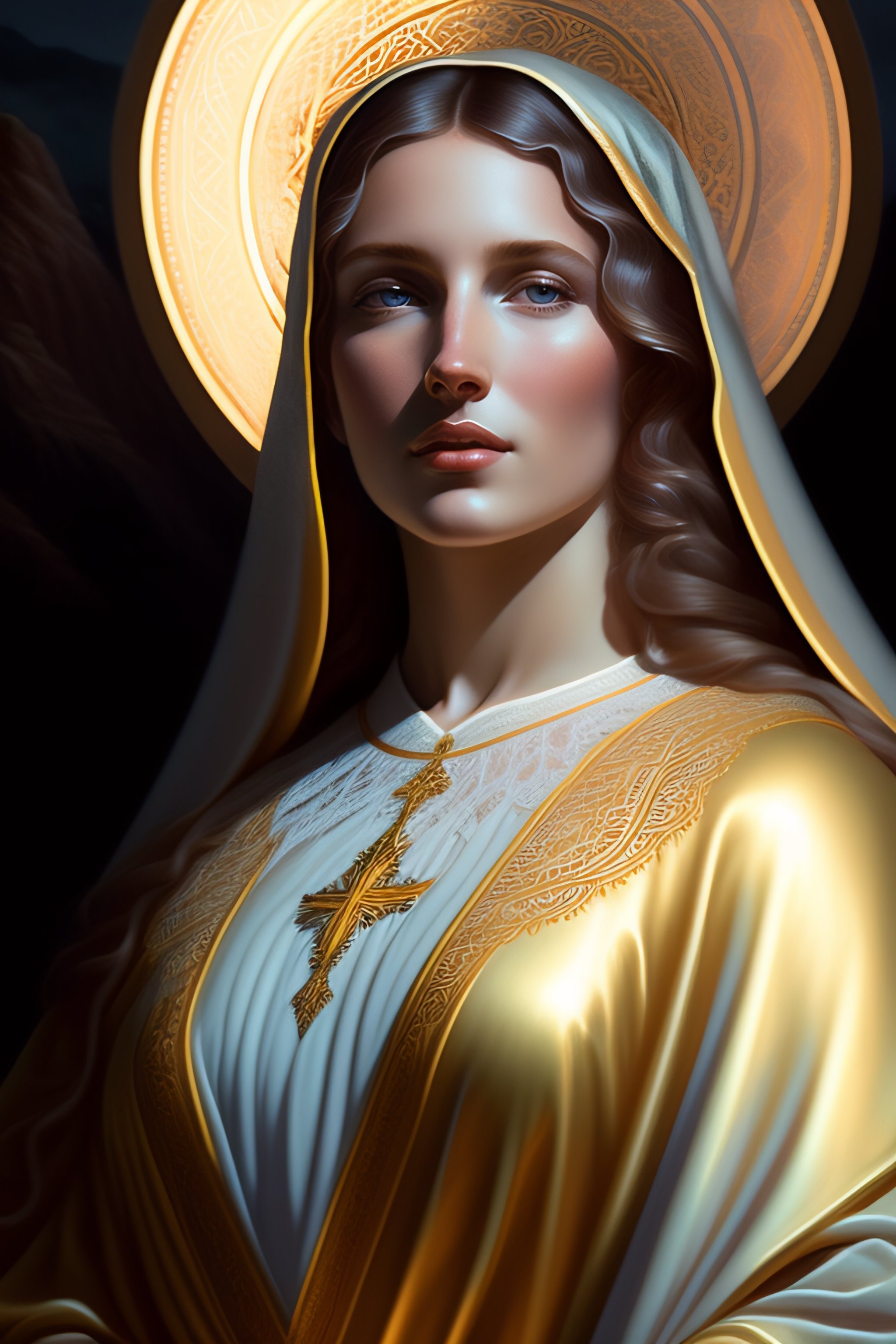 Lexica - Virgin mary of perpetual succor full body with beautiful lace ...