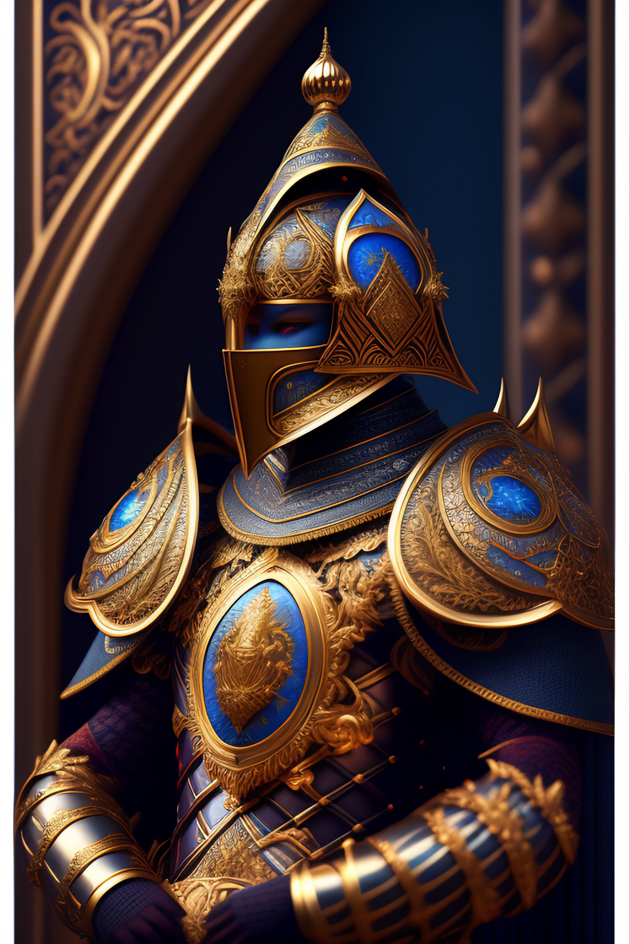 Lexica - Knights of calendar wearing highly detailed intricate armor ...