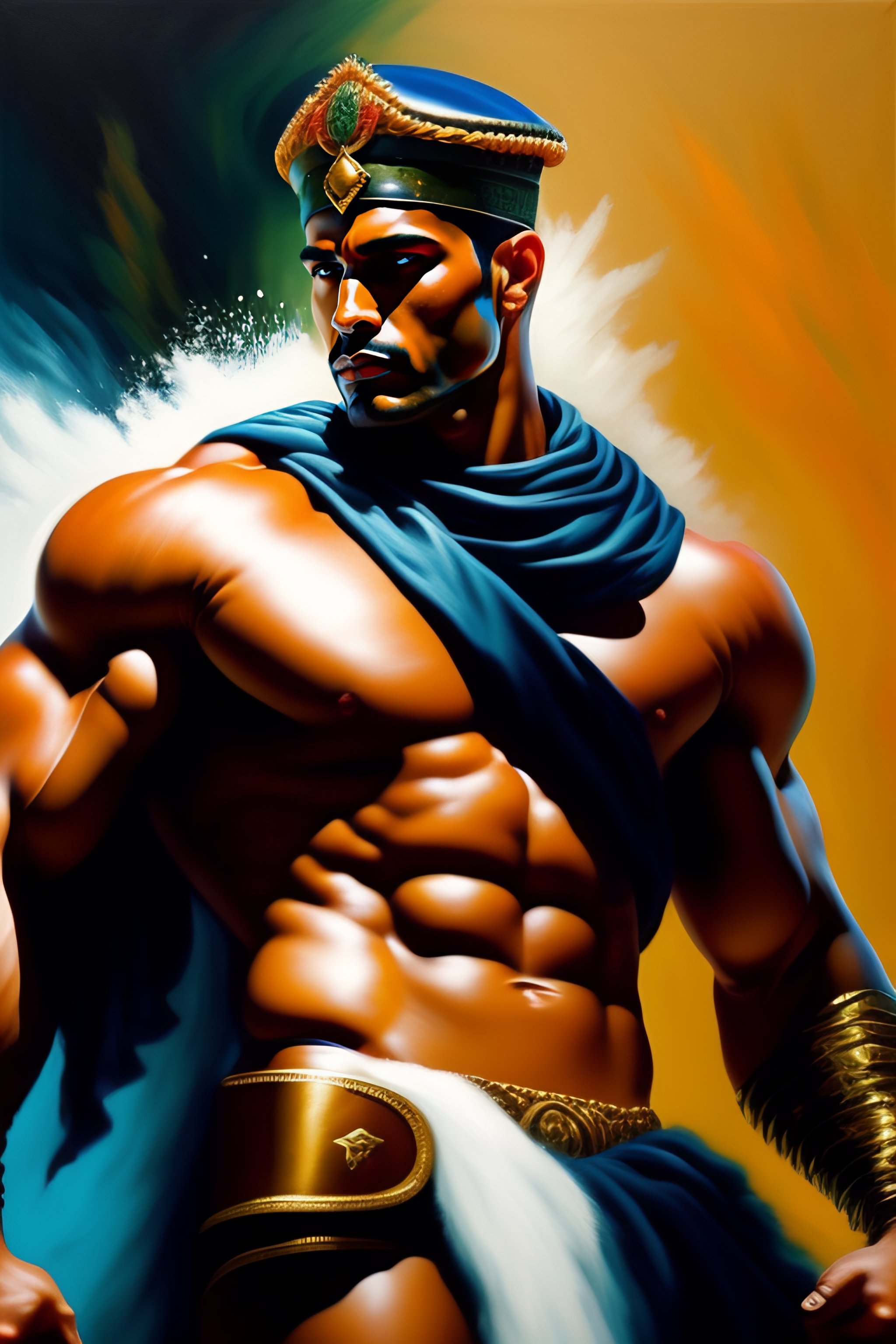 Lexica - Spartan shredded greek soldier muscular, floating pieces ...