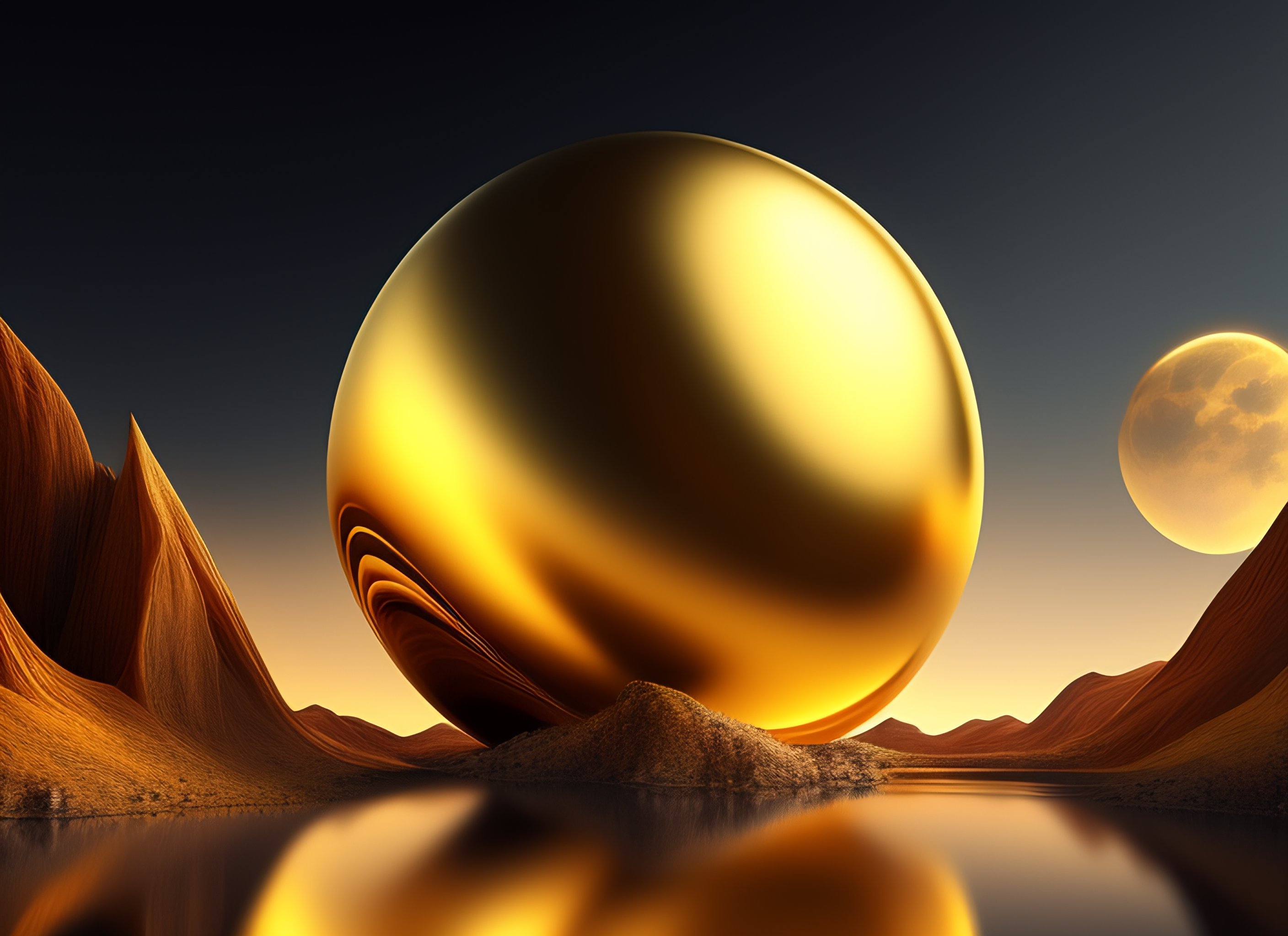 Lexica - Stunning detailed golden website background image, trending on ...
