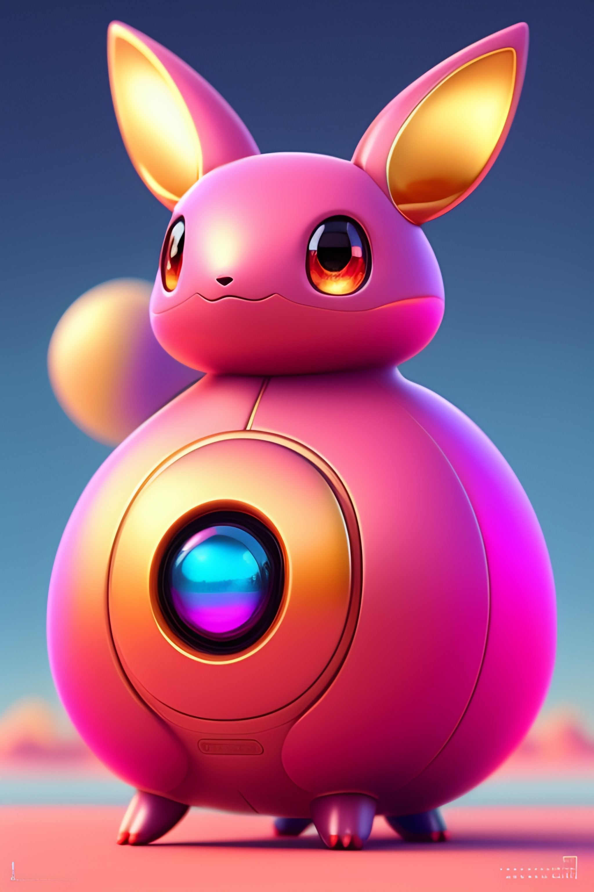 Lexica - A cute psychic type pokemon:: by beeple and James Gilleard and ...