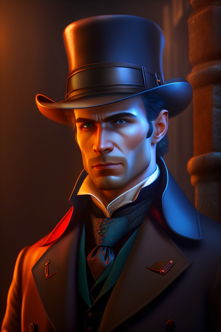 Lexica - Jack the ripper, looking at camera, horror, dark room, super ...