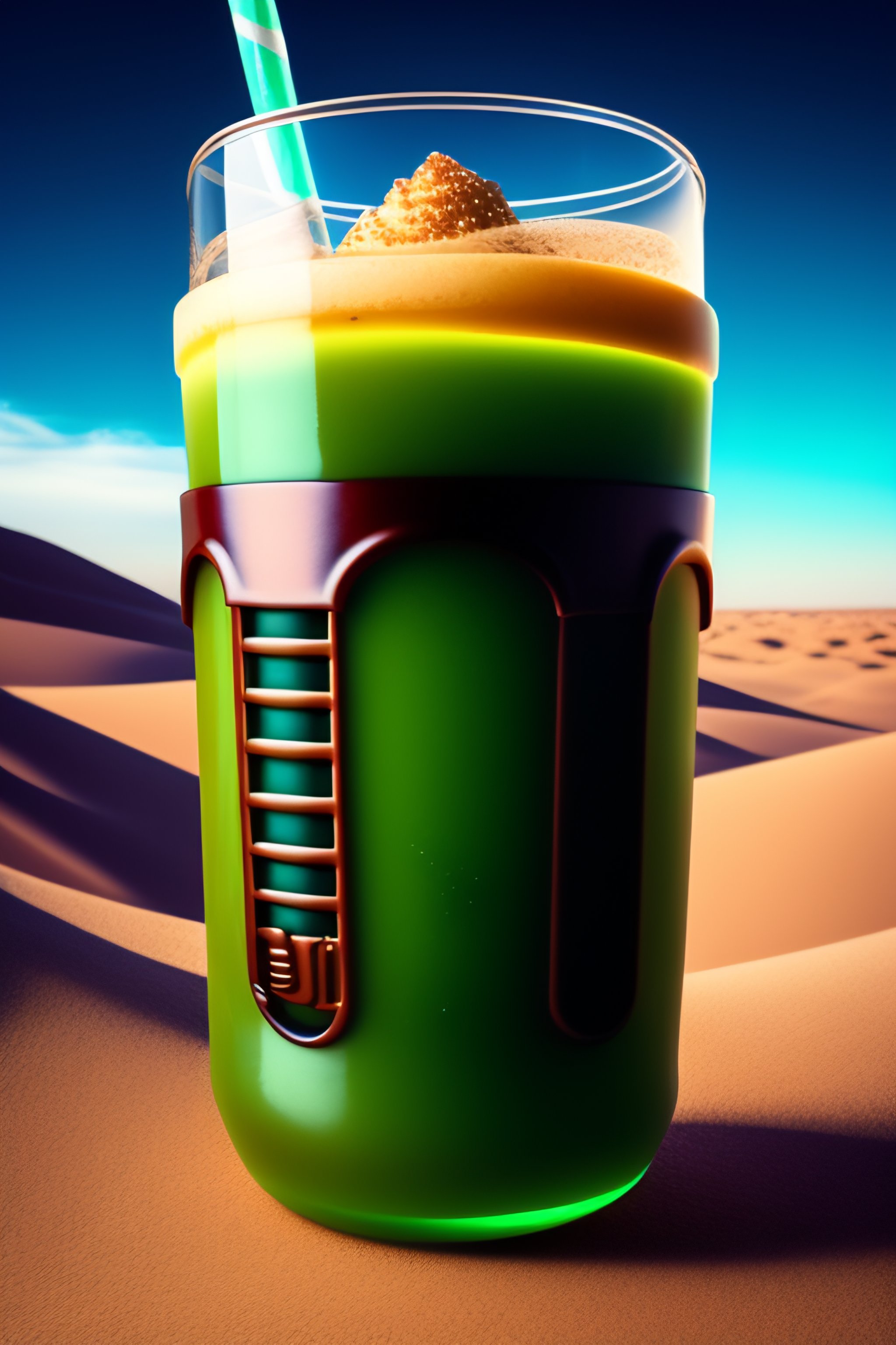 Lexica - Boba tea drinking boba fett