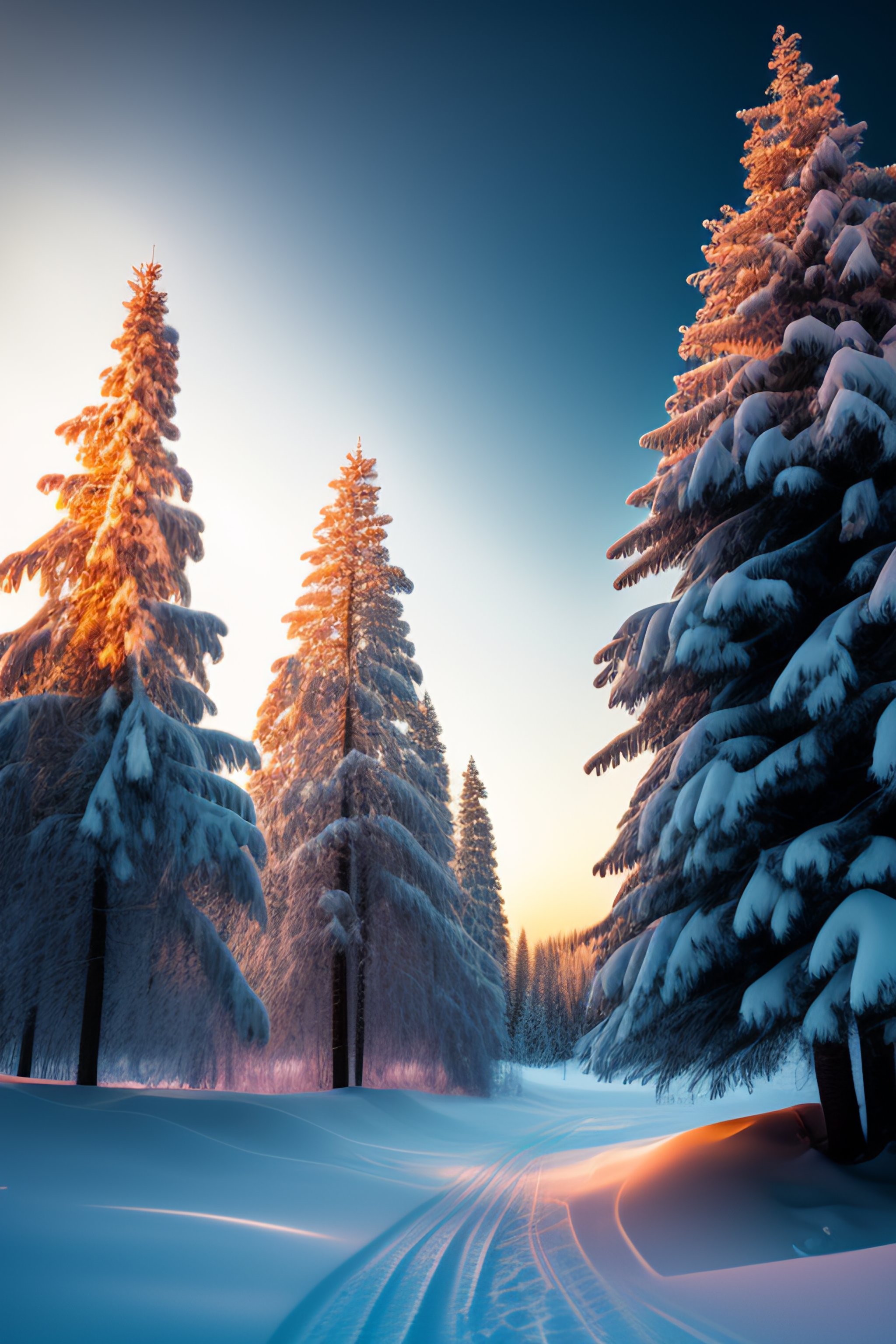 Lexica - High quality trees on winter