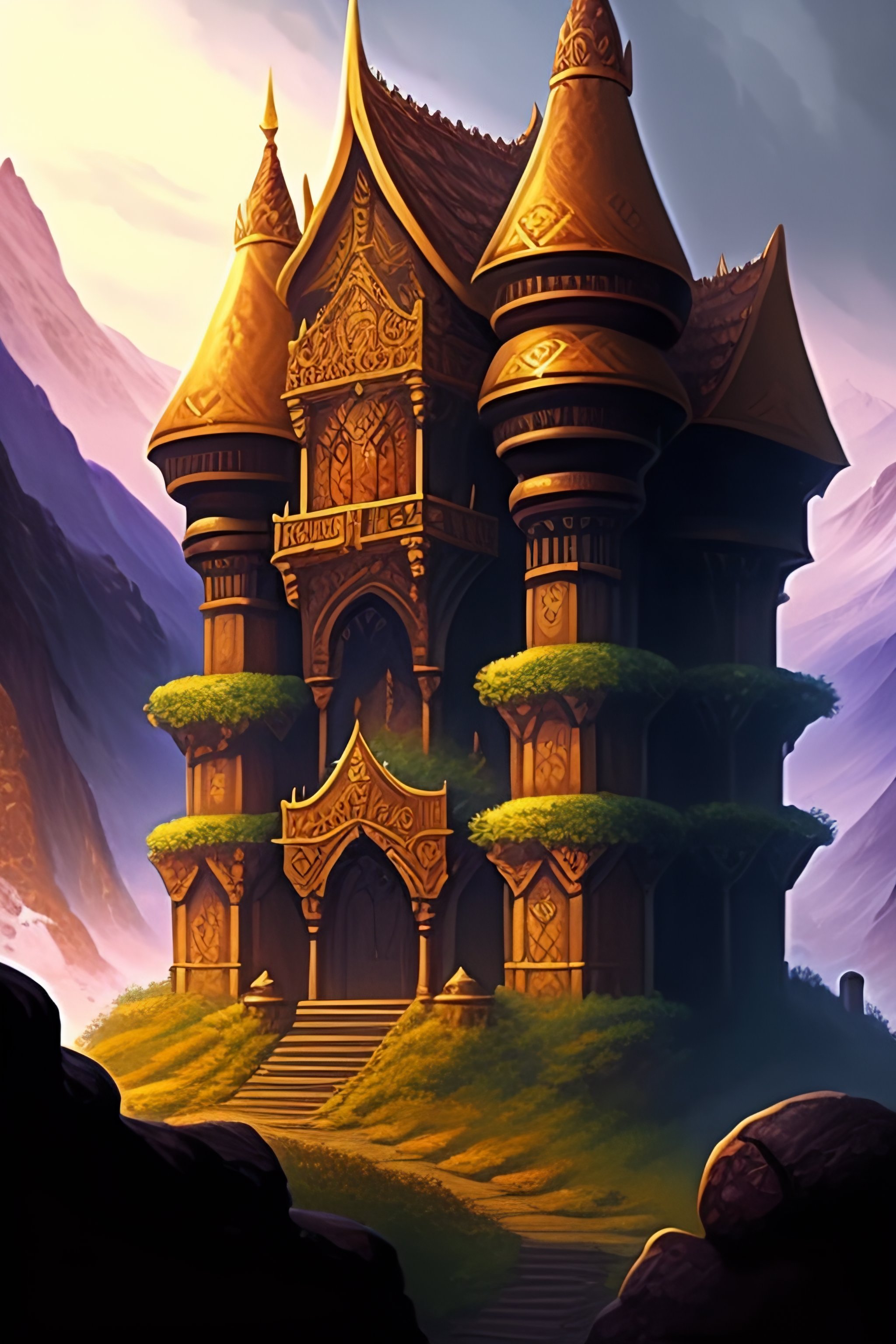 Lexica - A OSR RPG dwarven palace in the hills