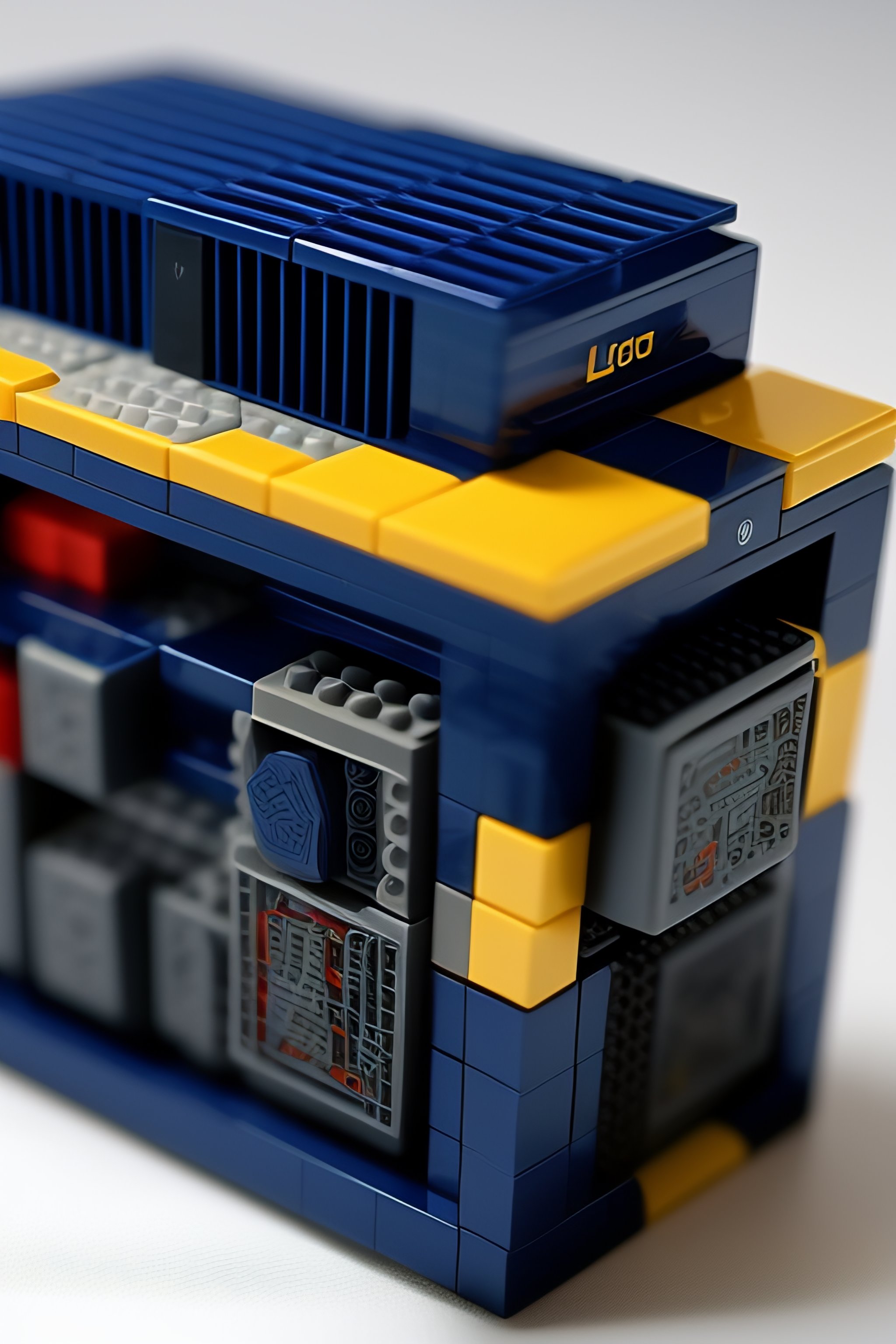 Lexica - A box for a transformer ML model LEGO set. on the package ...