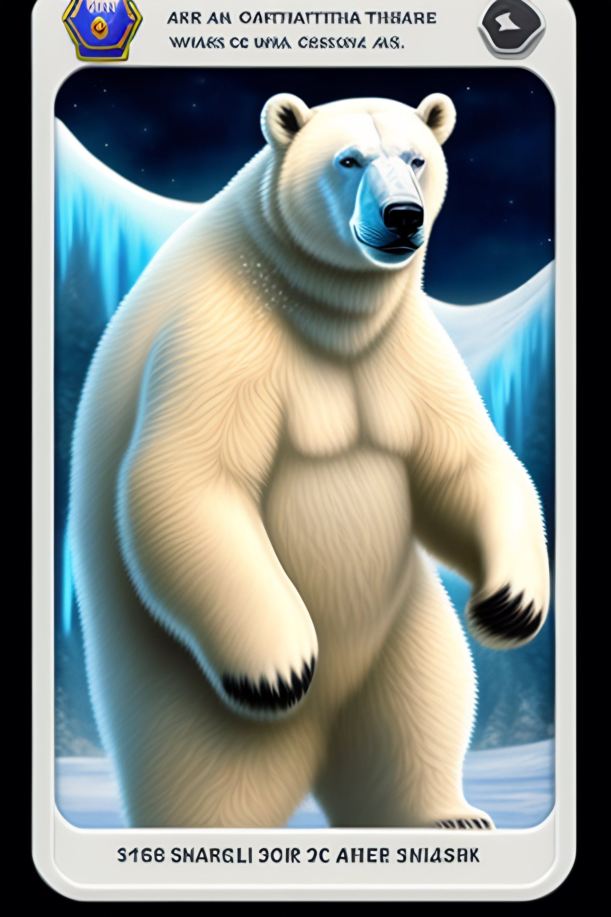Lexica - A polar bear with ice armour in the style award winning ...