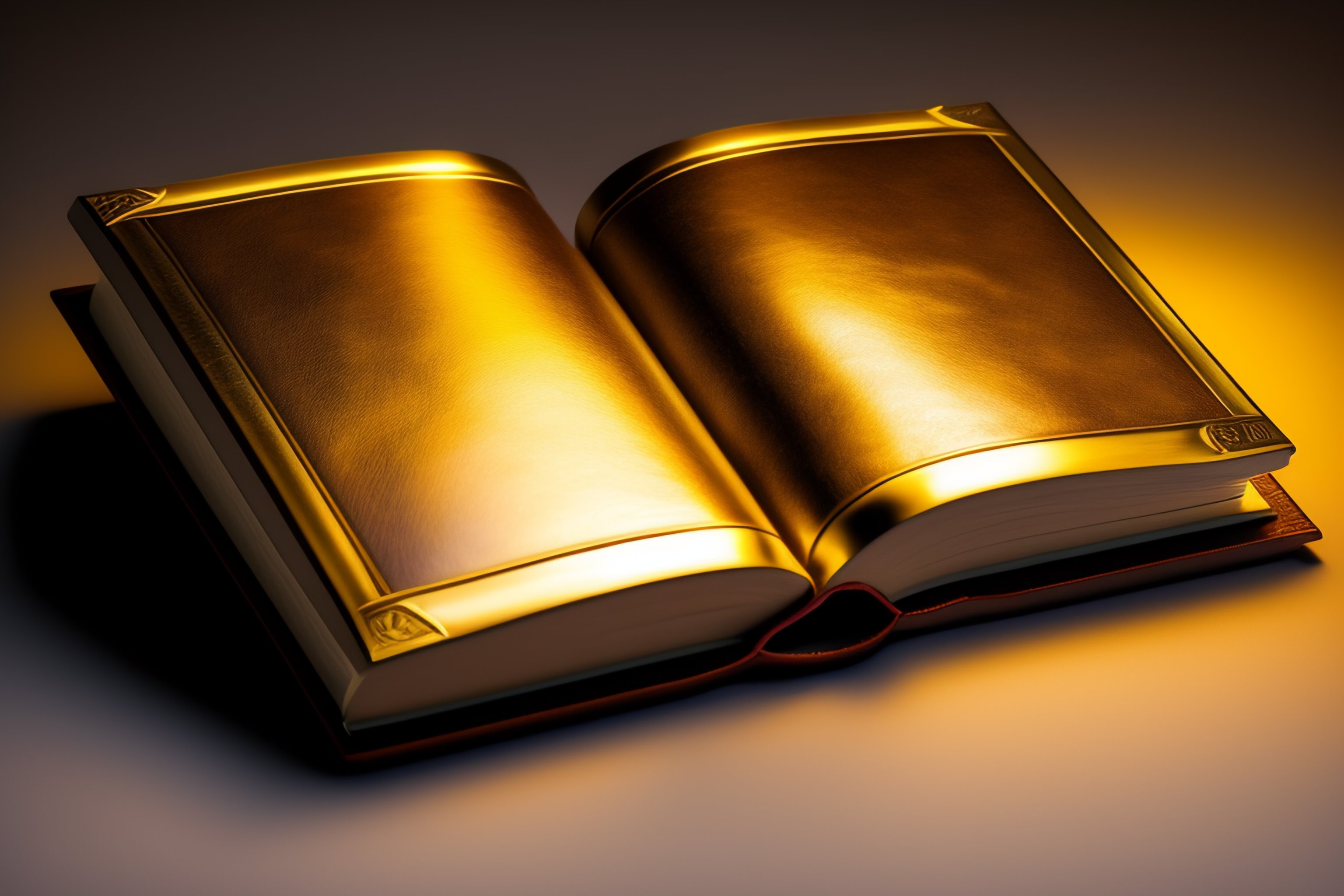 Lexica - Ancient dimly lit fantasy leather bound book open to page ...