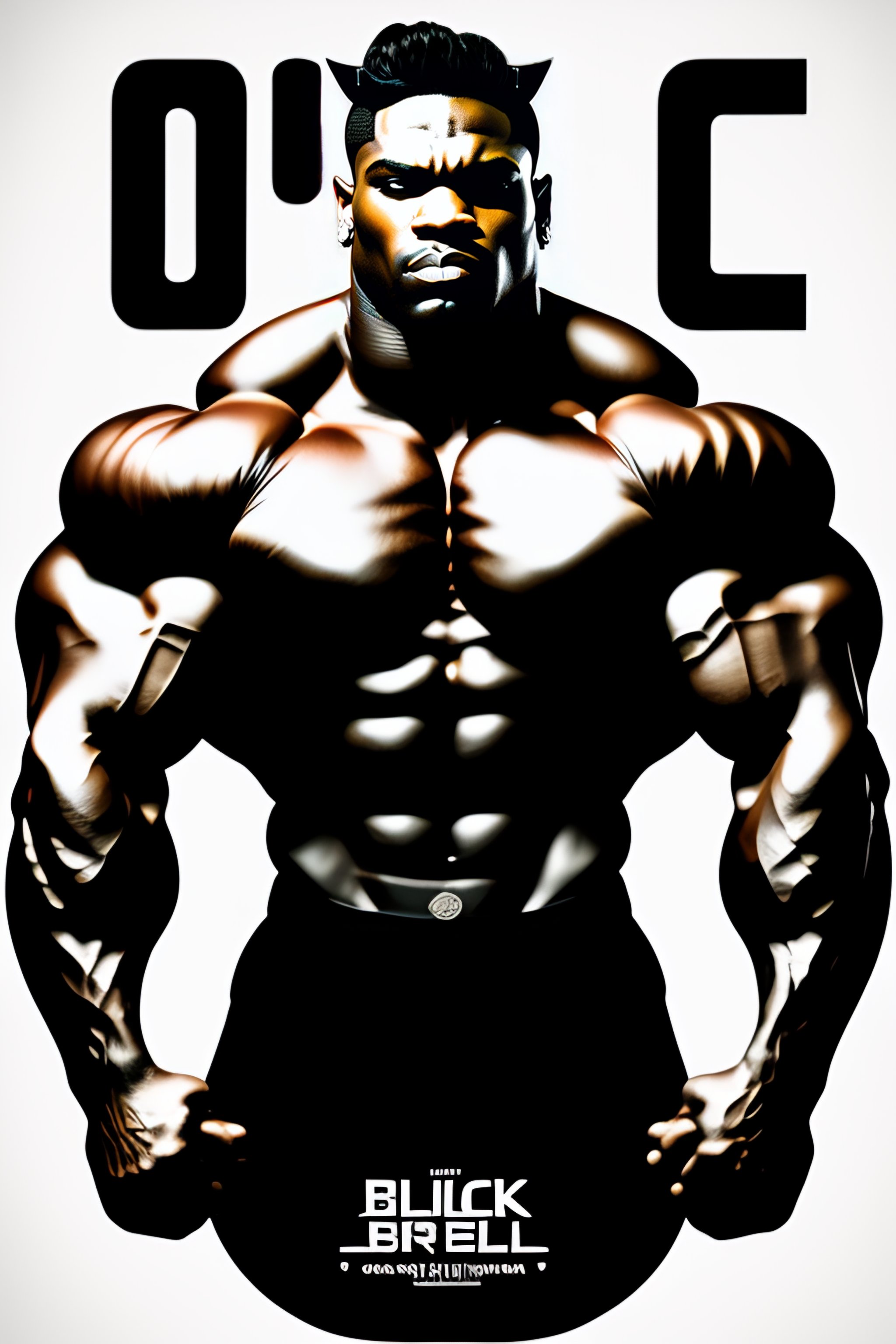 Lexica - A fierce-full muscular bull body builder lifting big heavy ...