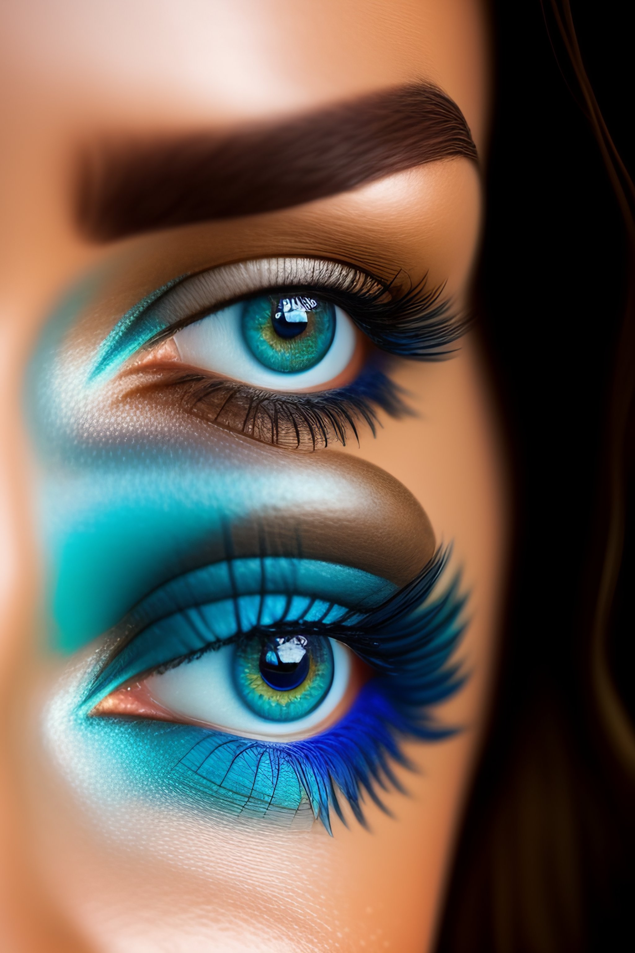 Lexica - The ability to truly see, beautiful blue turquoise eye, long ...