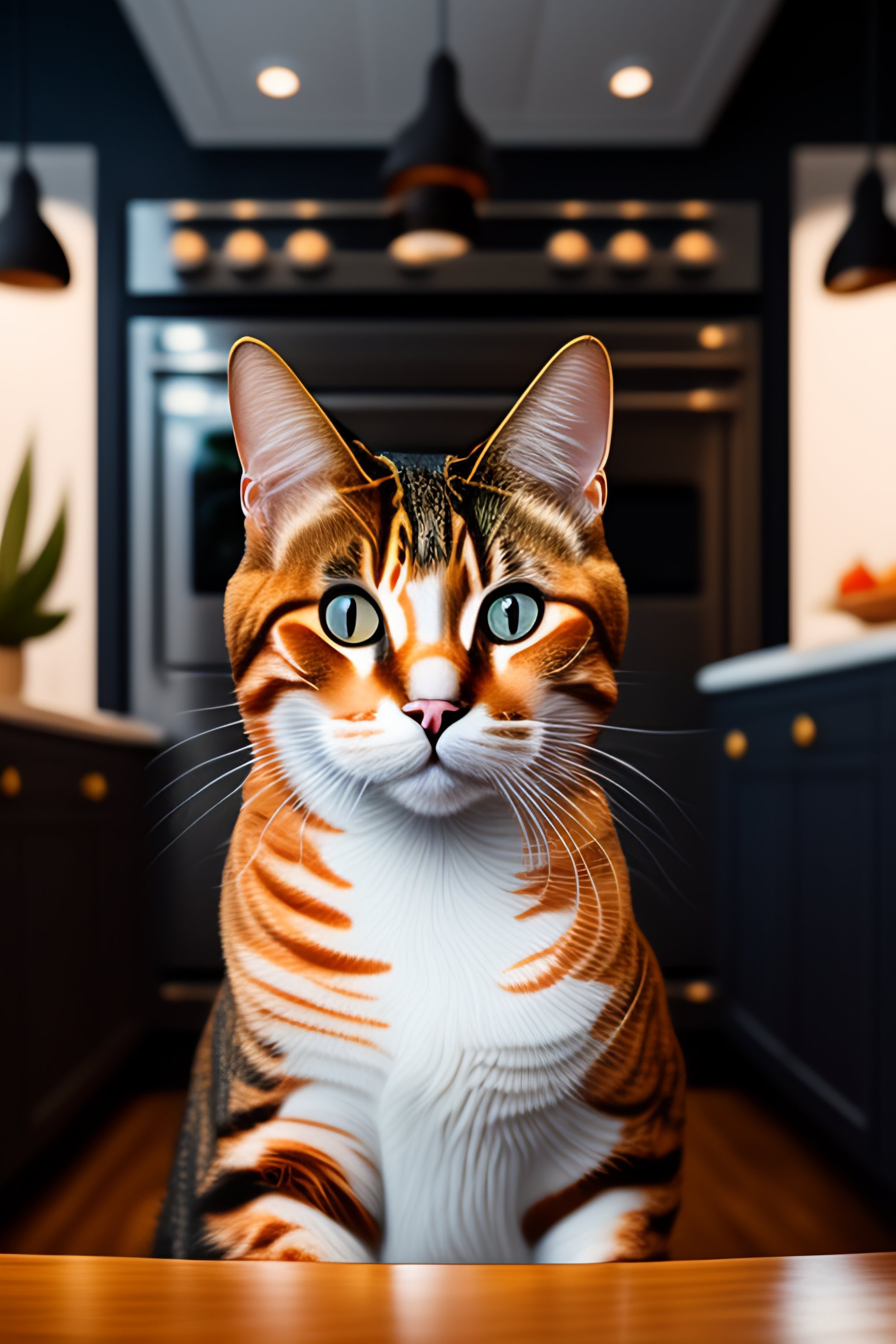 Cat Heads On Human Bodies