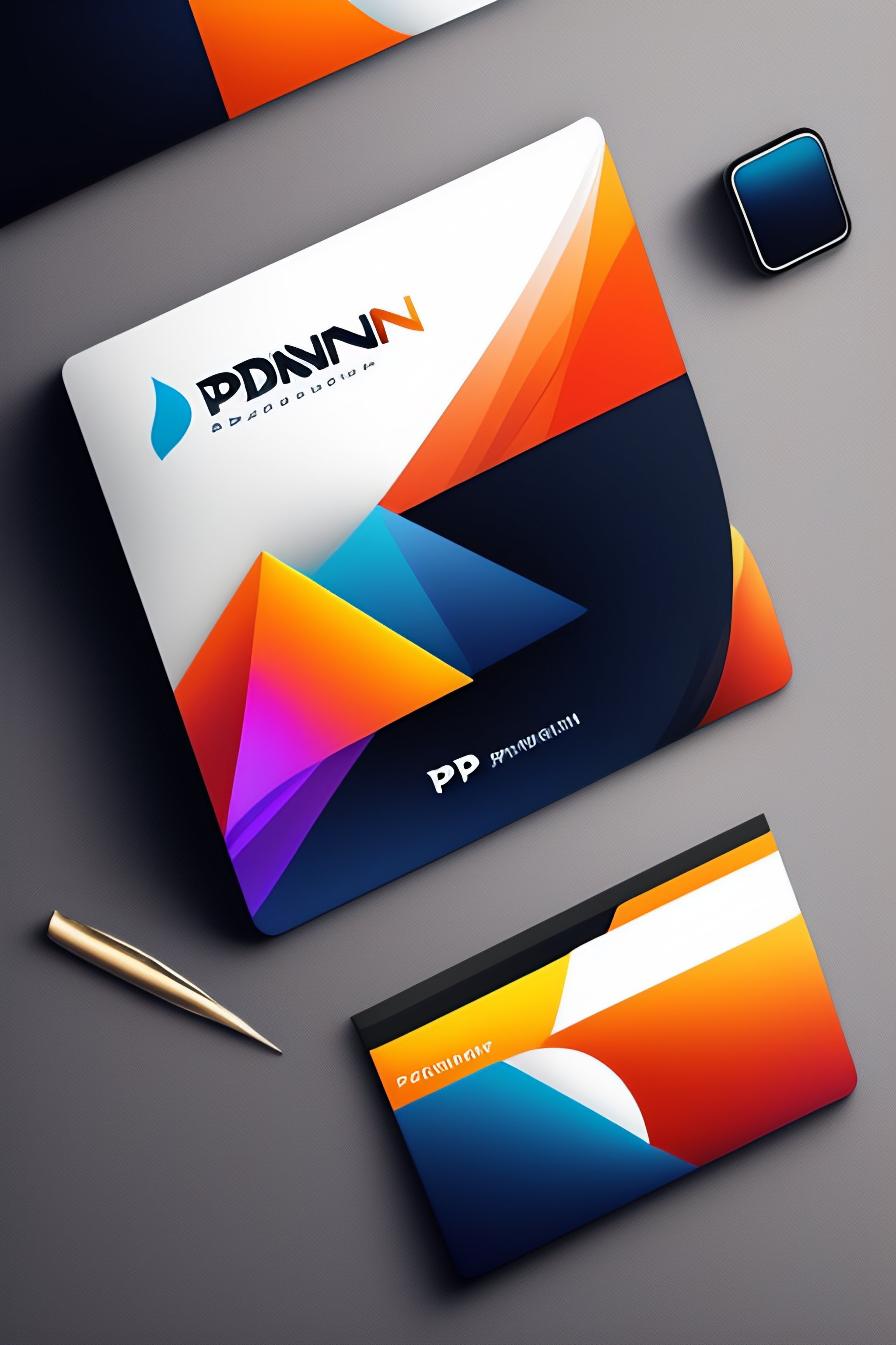 Lexica - Design a logo for a company called PDN that conveys a sense of ...