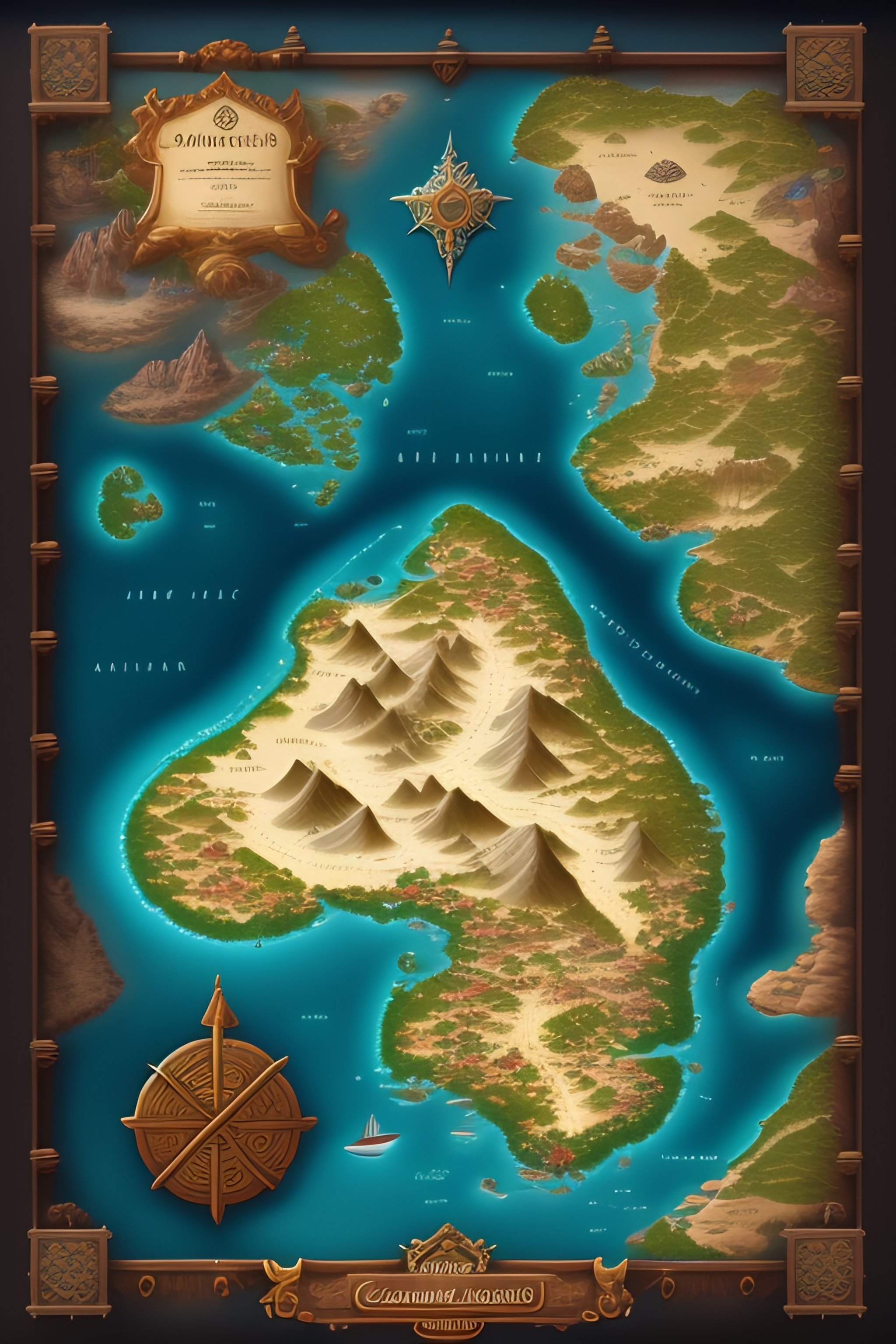 Lexica - Cartographer map, country , tabletop map, cities, towns, caves ...