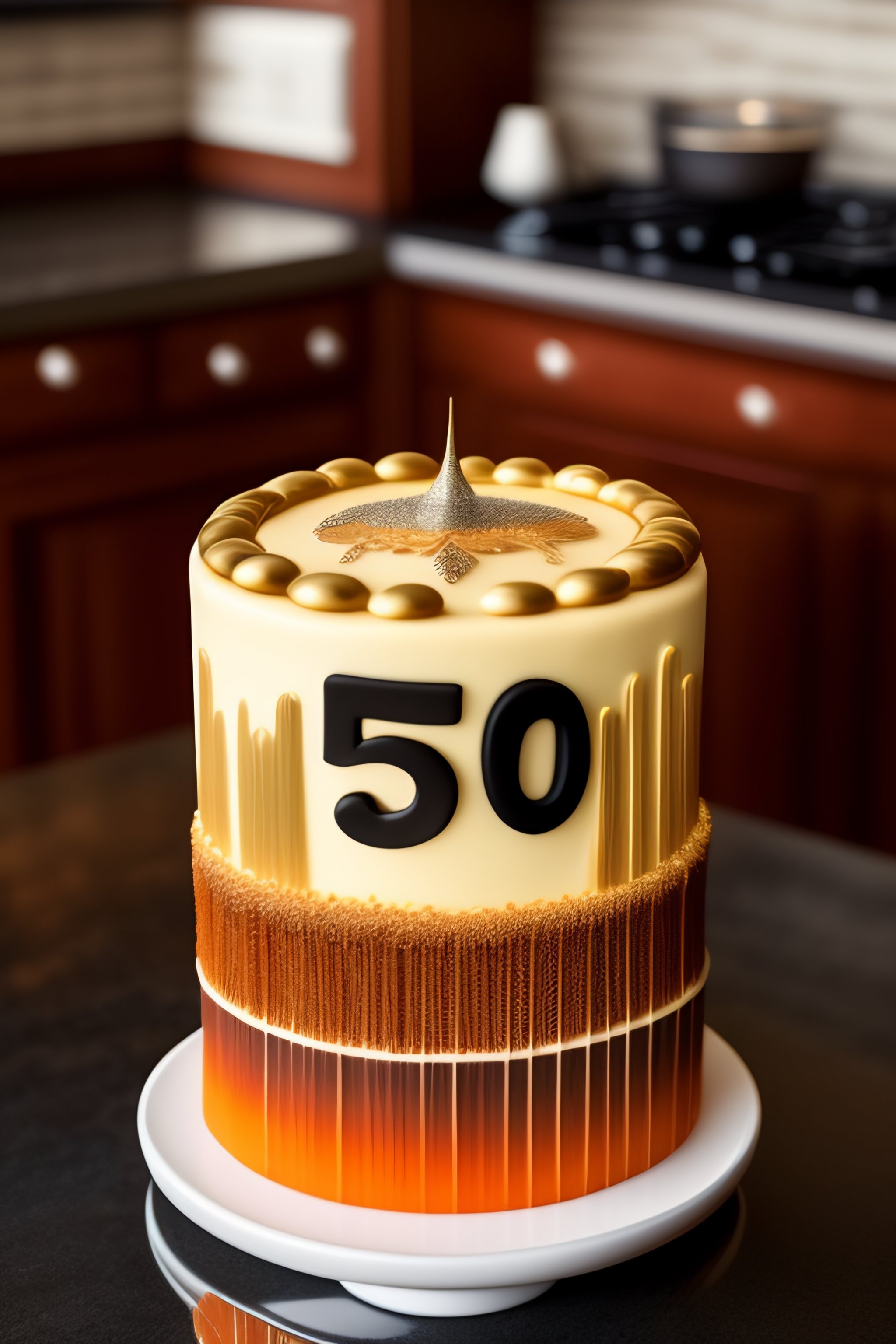 Lexica - 50 years cake