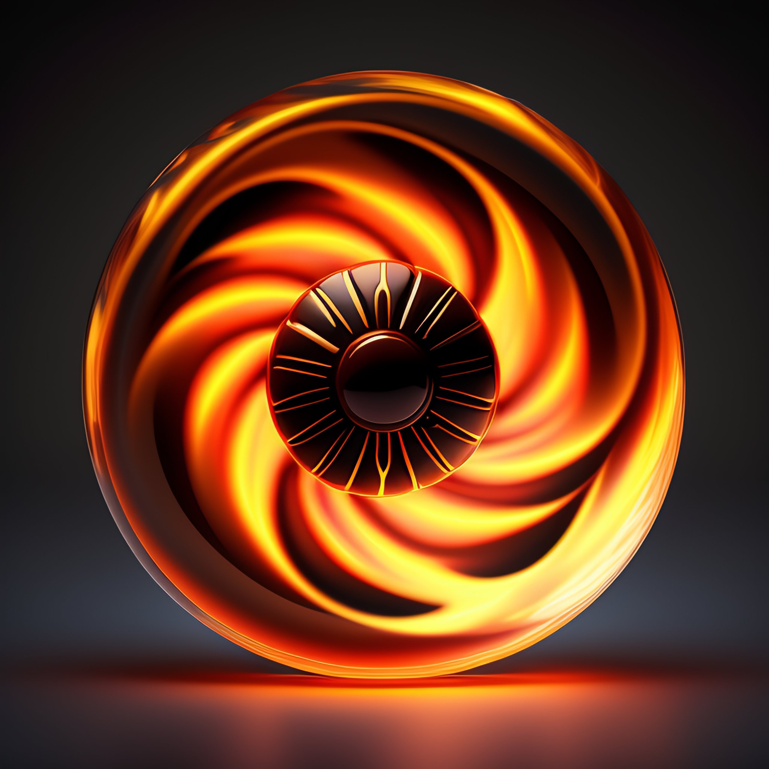 Lexica - Stylized fireball