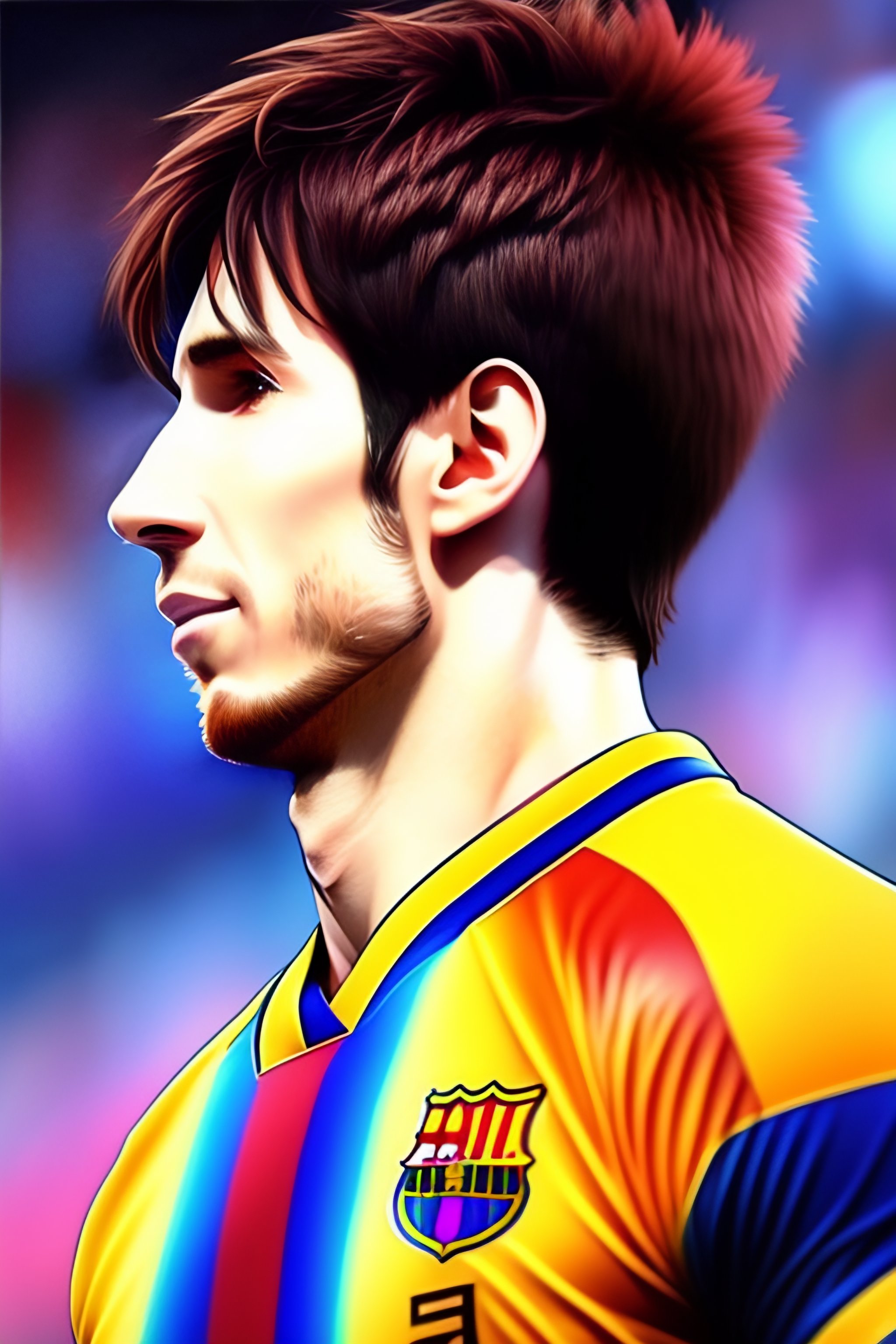 Lexica - Lionel messi drawn as an anime
