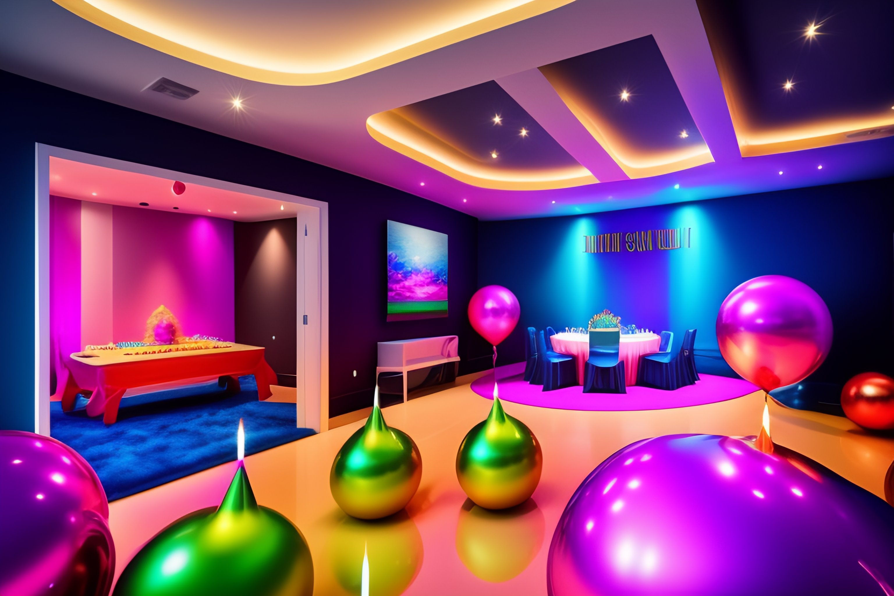 Lexica - Birthday party room