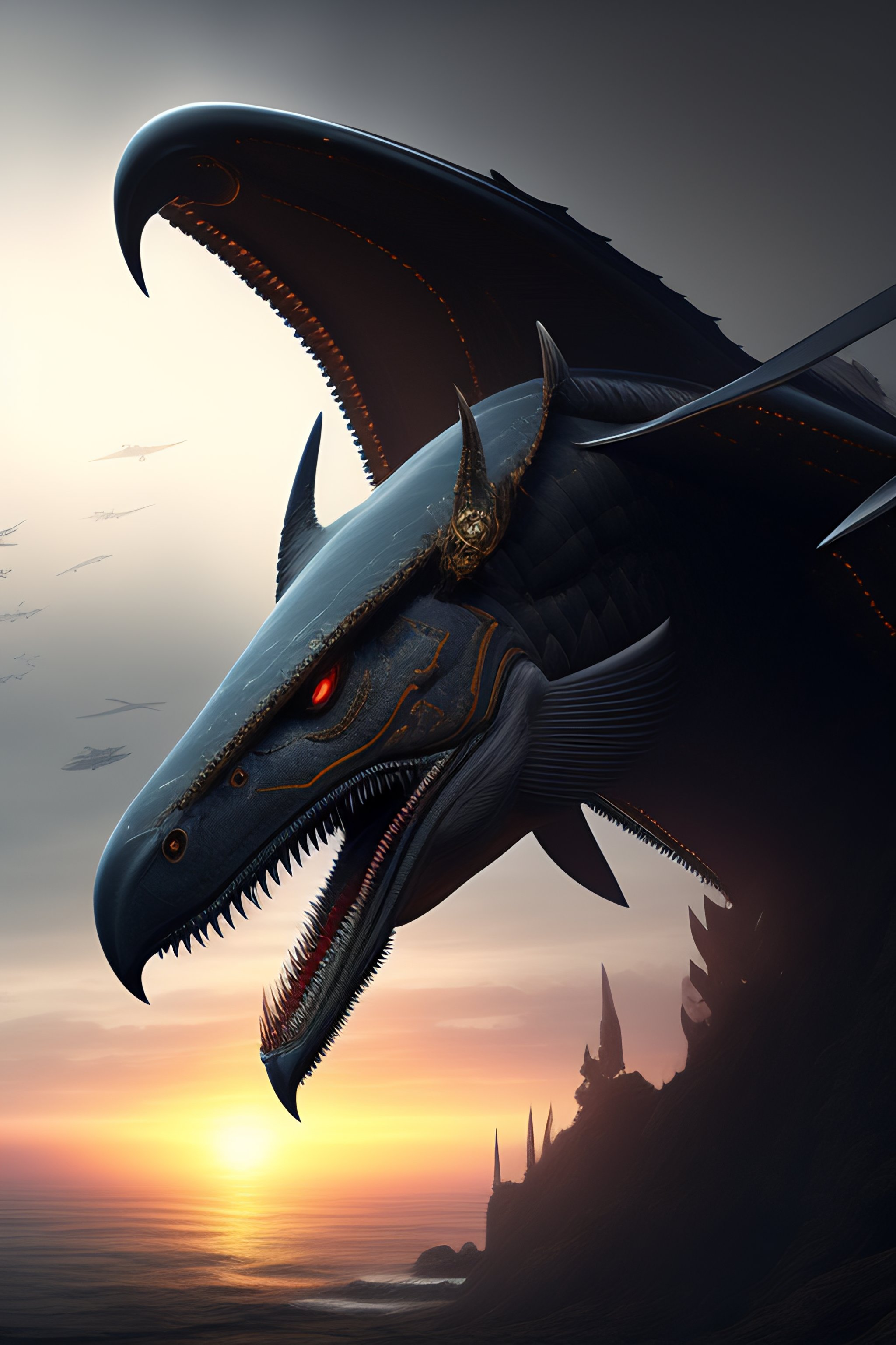 Lexica - Grey leviathan crow's call ruthless render