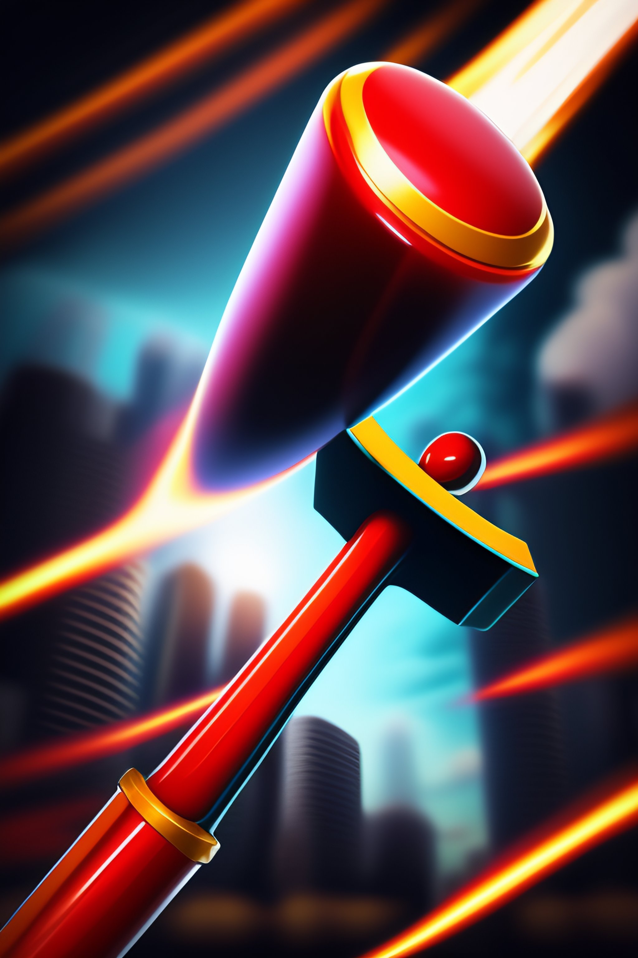 Lexica - Game icon, axe in action, large scale, awesome effect, smooth ...