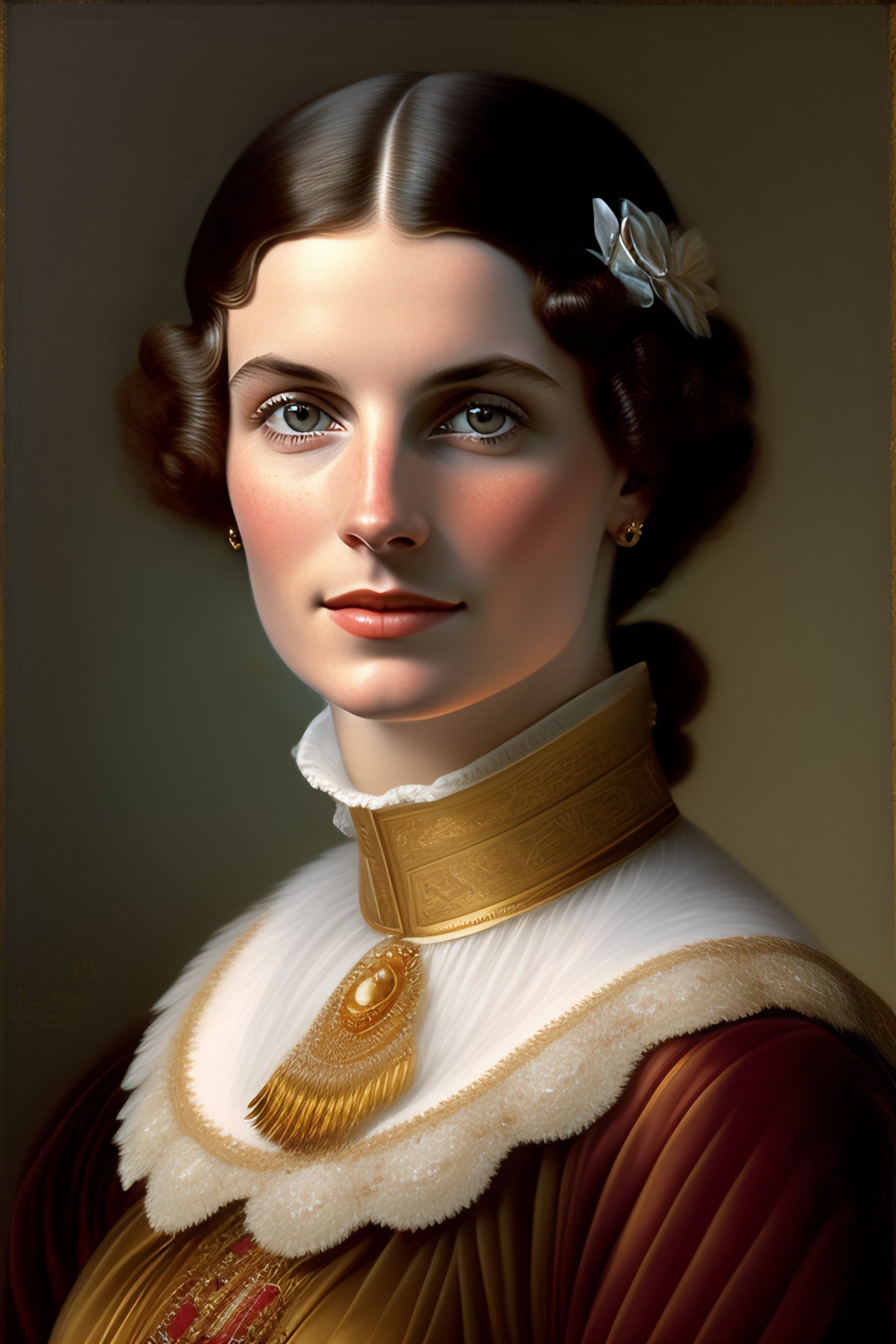 Lexica - Portrait of a european woman looking at the camera