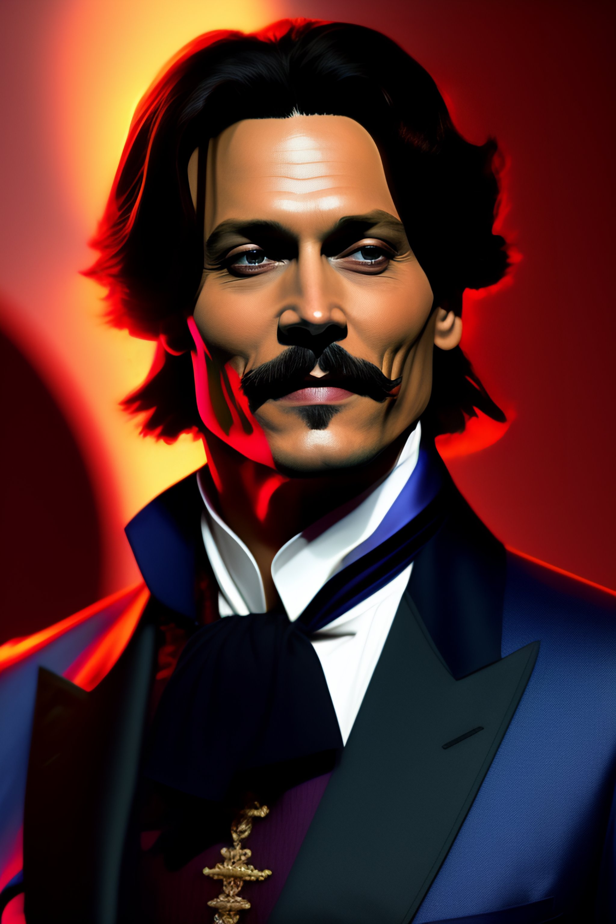 Lexica - Johnny Depp as Dracula in castlevania
